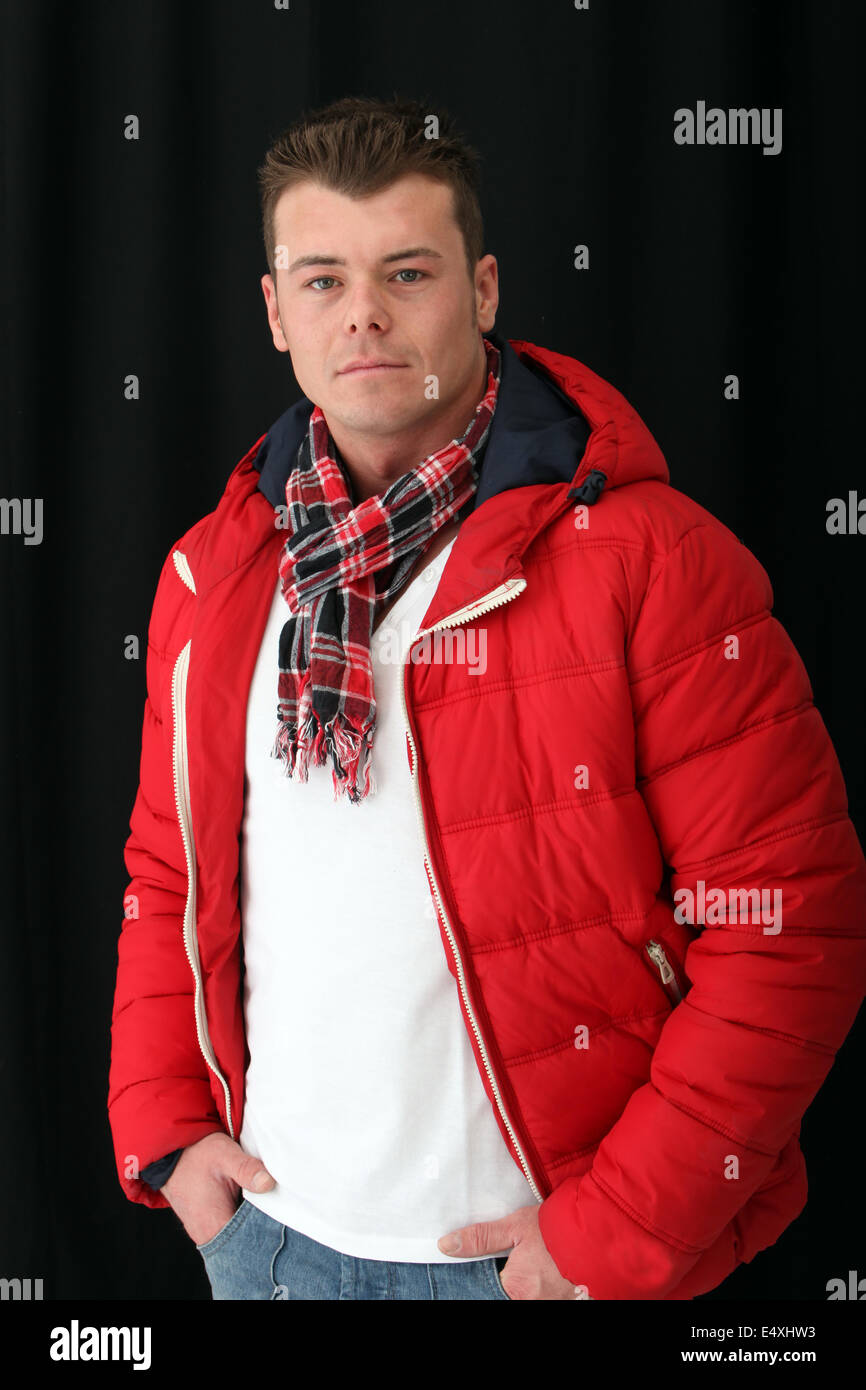 Man muscular black background hi-res stock photography and images - Alamy