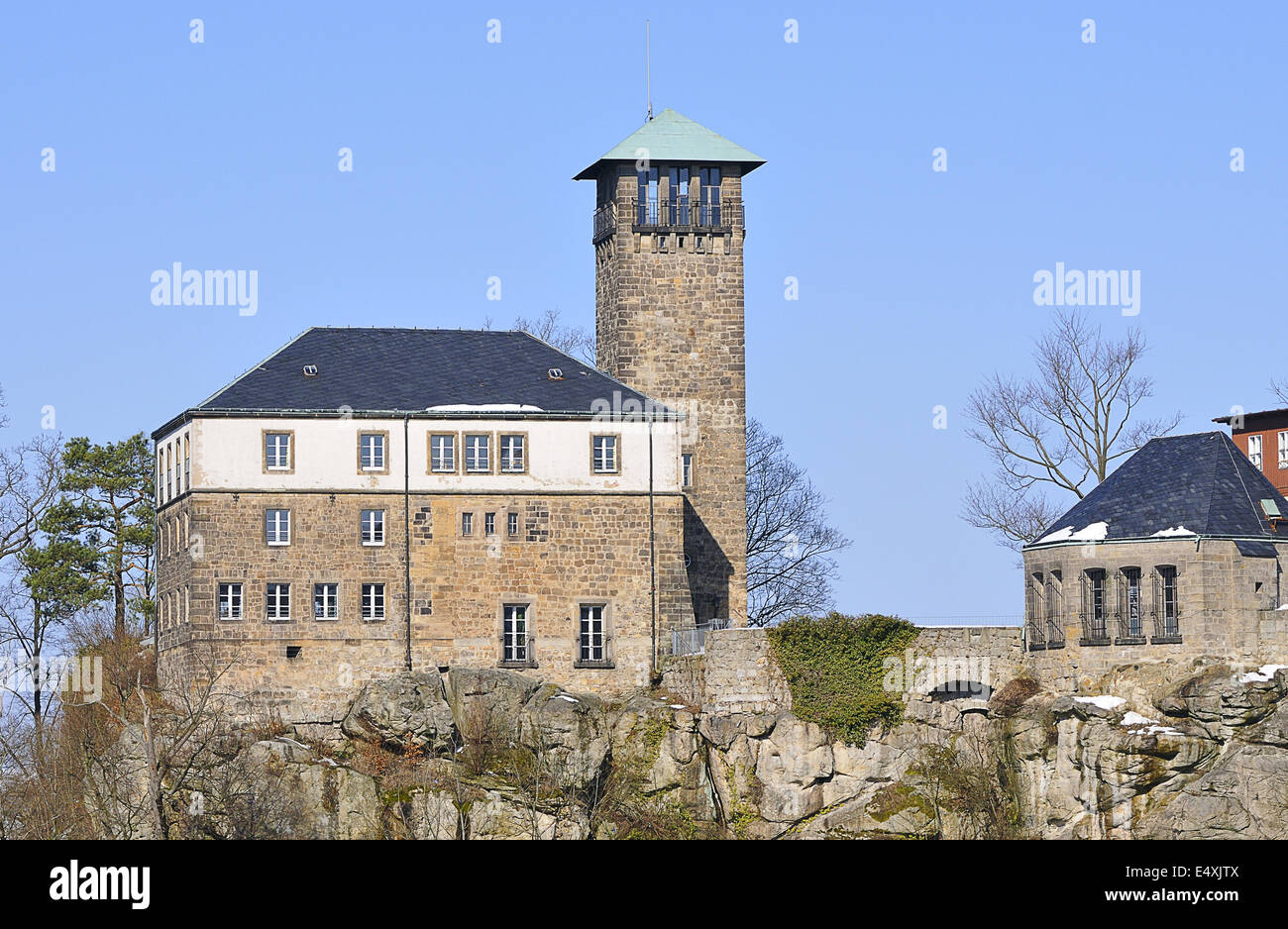 Burg hohnstein elbsandsteingebirge hi-res stock photography and images ...