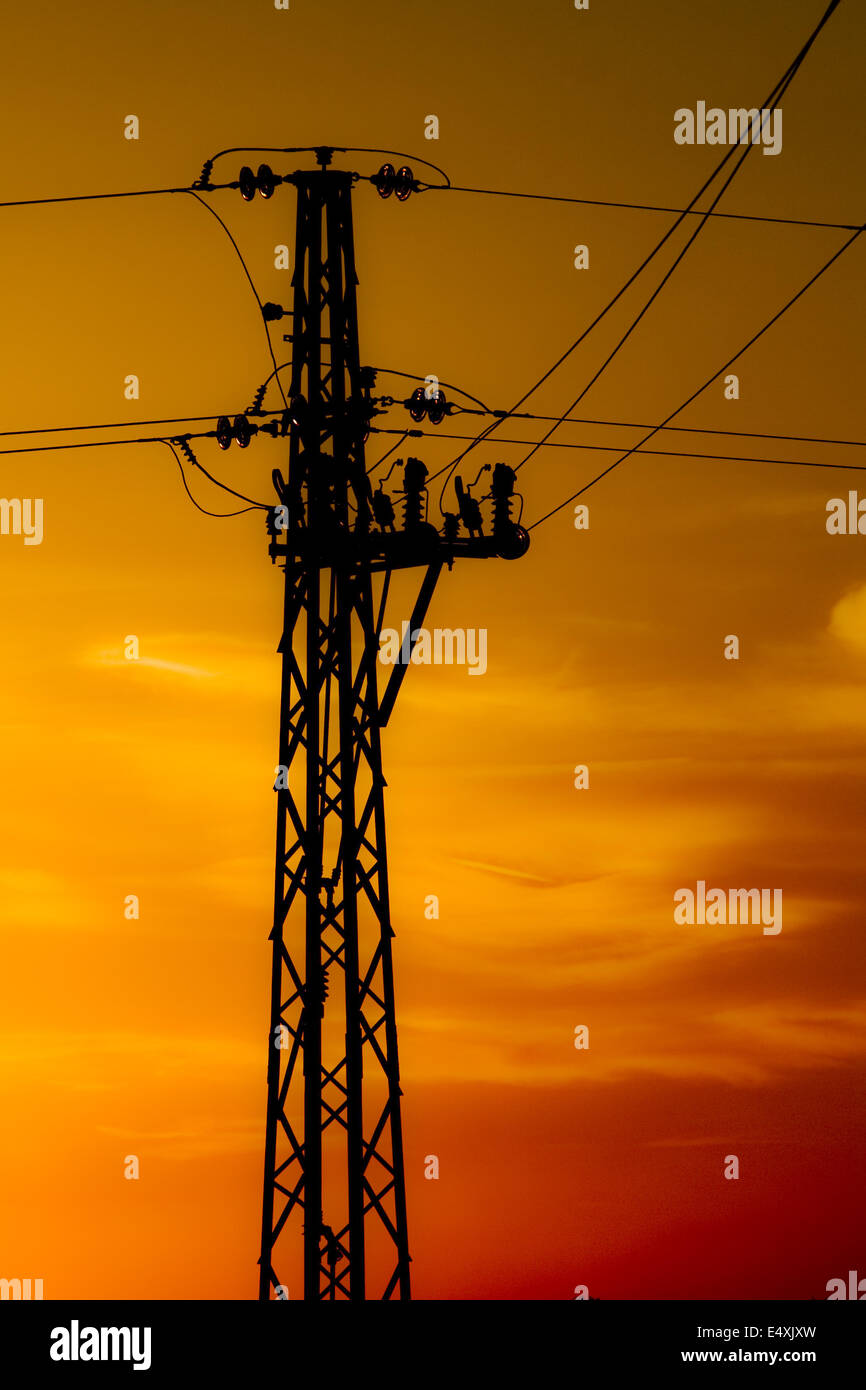 Electric pole hi-res stock photography and images - Alamy
