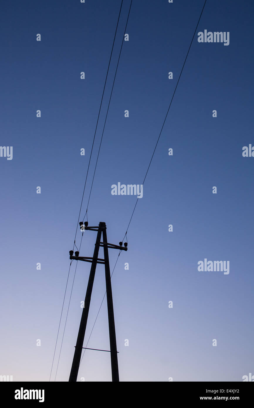 Electric pole hi-res stock photography and images - Alamy