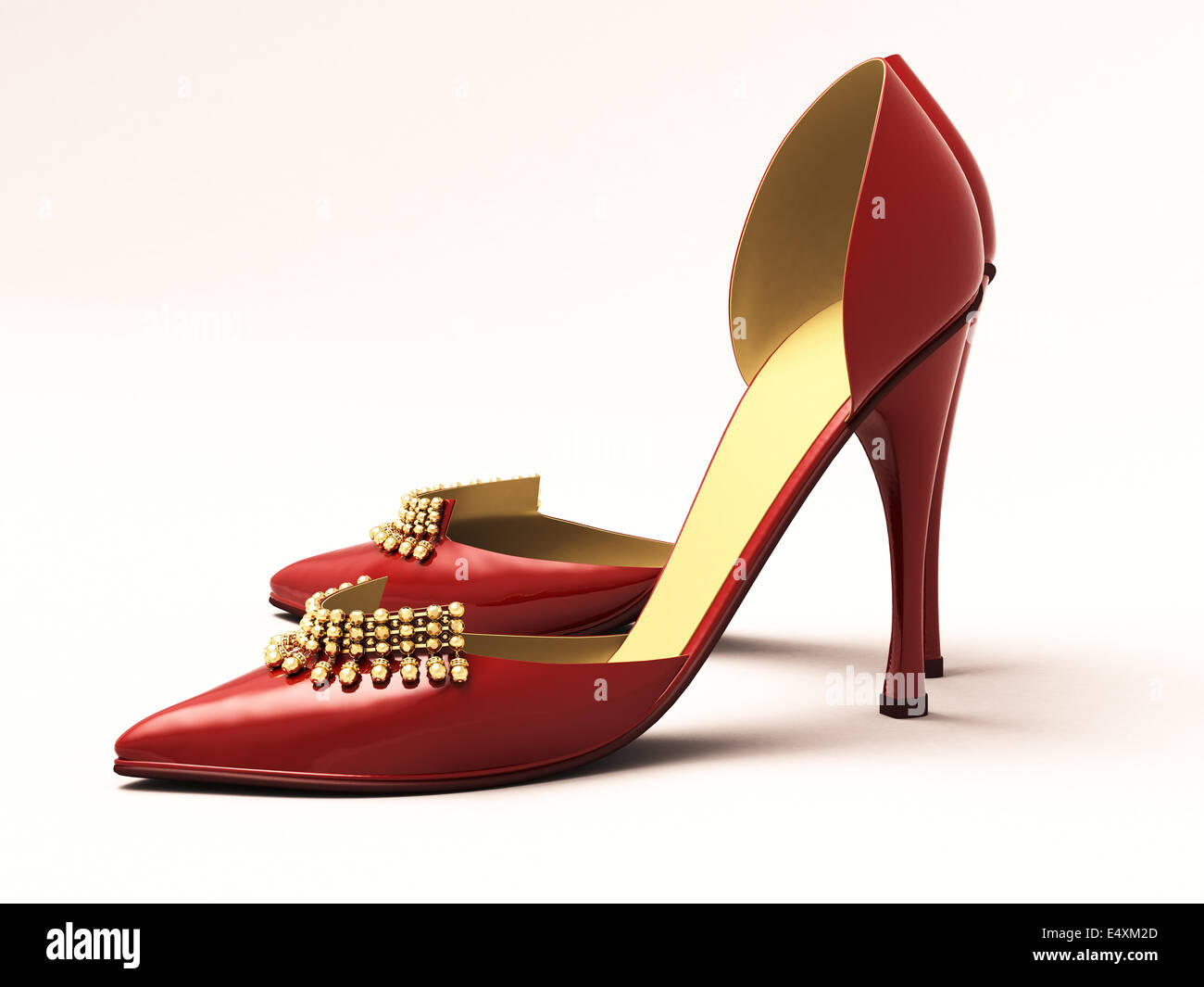 Women's red shoes Stock Photo - Alamy