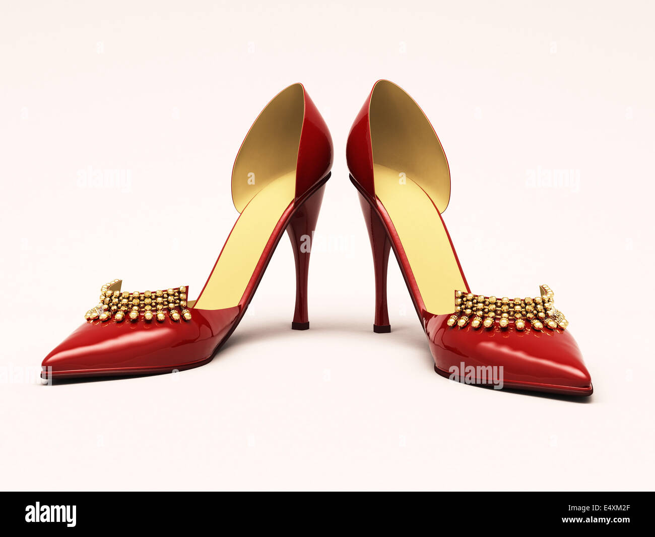 Women's red shoes Stock Photo - Alamy