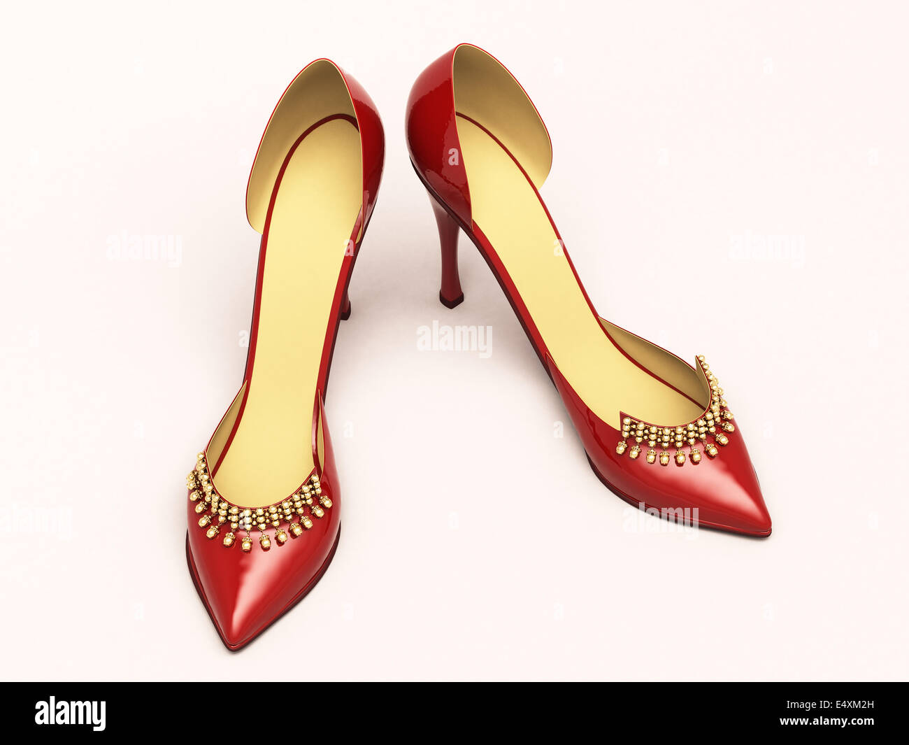 Women's red shoes Stock Photo - Alamy