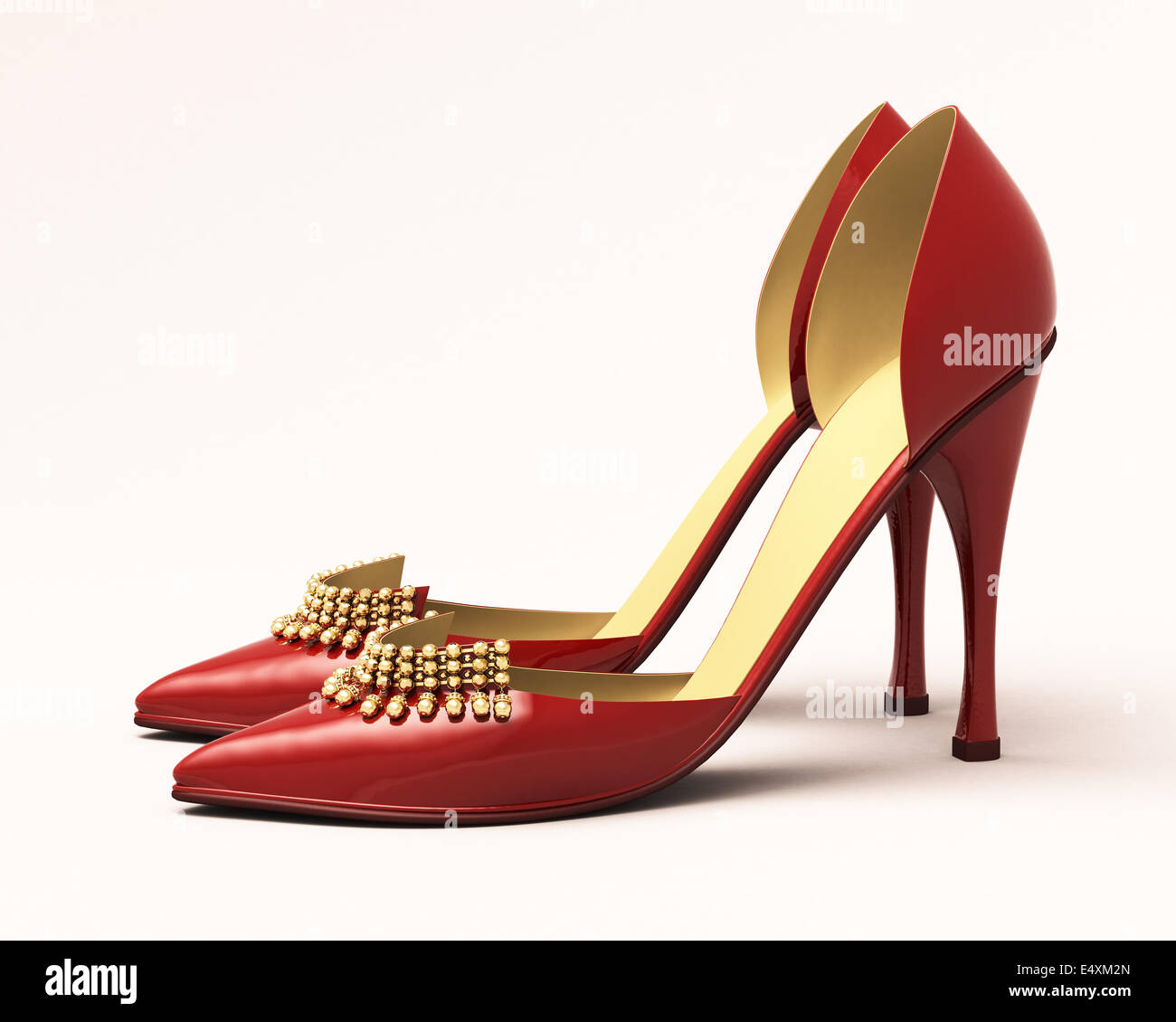 Women's red shoes Stock Photo - Alamy