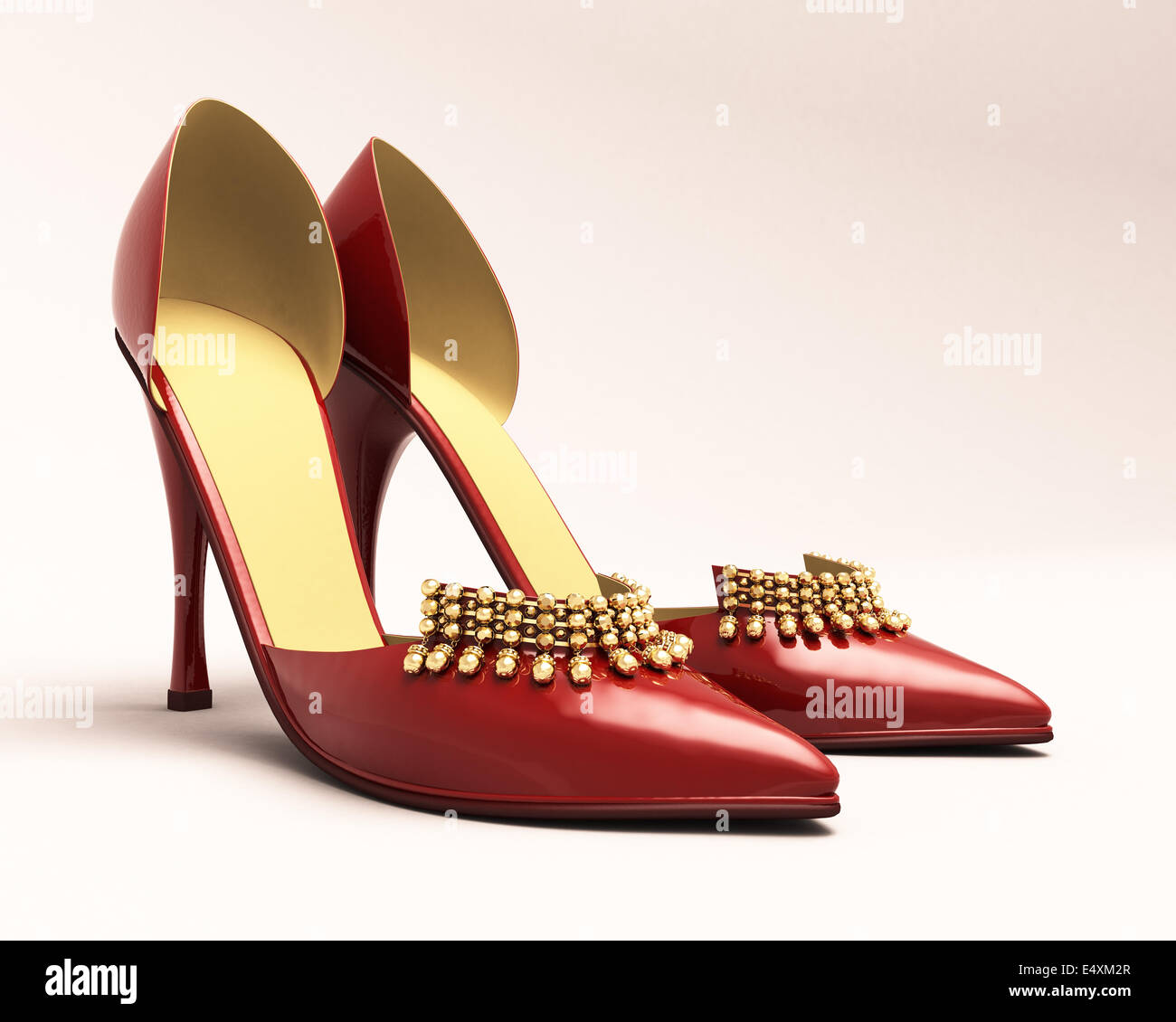 Women's red shoes Stock Photo - Alamy