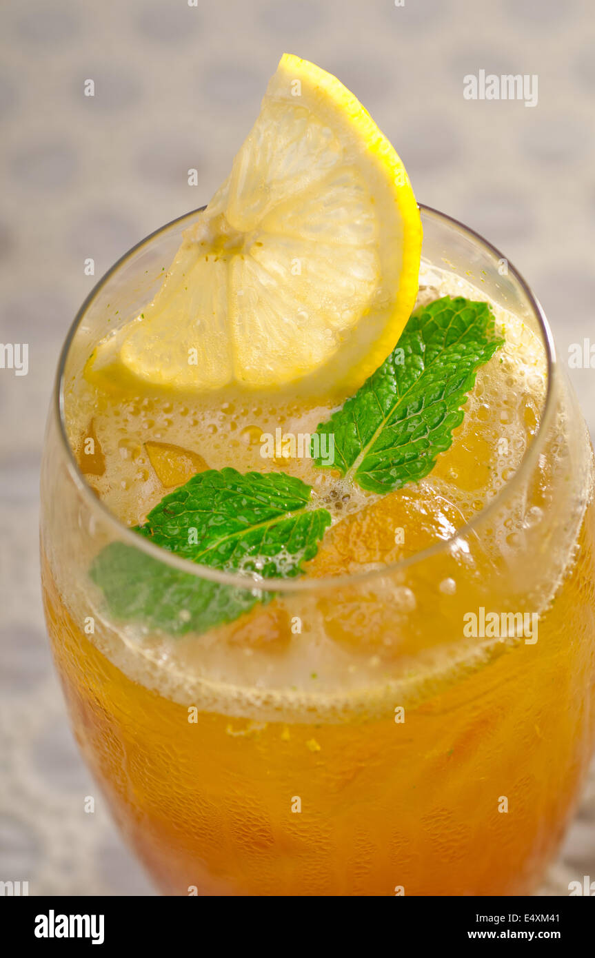 refreshing Ice tea Stock Photo - Alamy