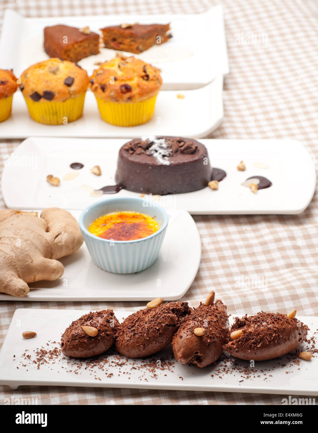 group of various dessert cake Stock Photo - Alamy