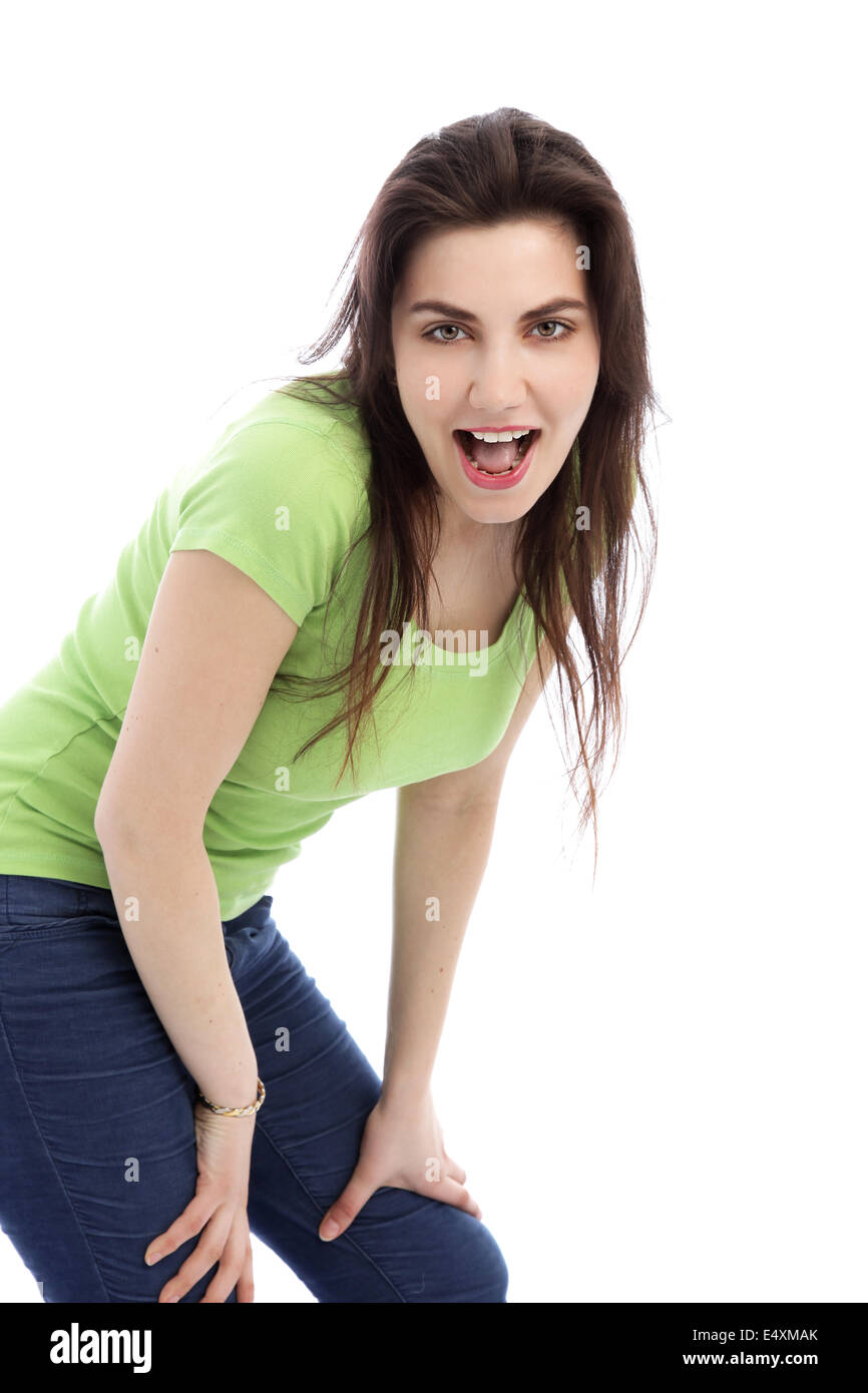 Bending female hi-res stock photography and images - Alamy