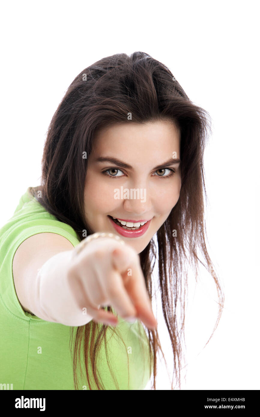 Pointing at you Stock Photo - Alamy
