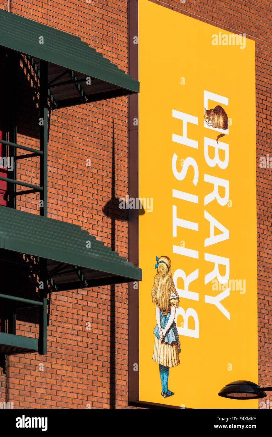 British Library sign - London Stock Photo - Alamy