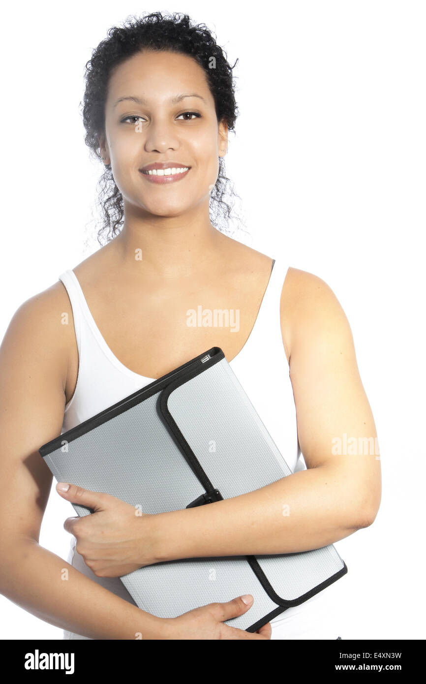 African american female student curly hi-res stock photography and ...