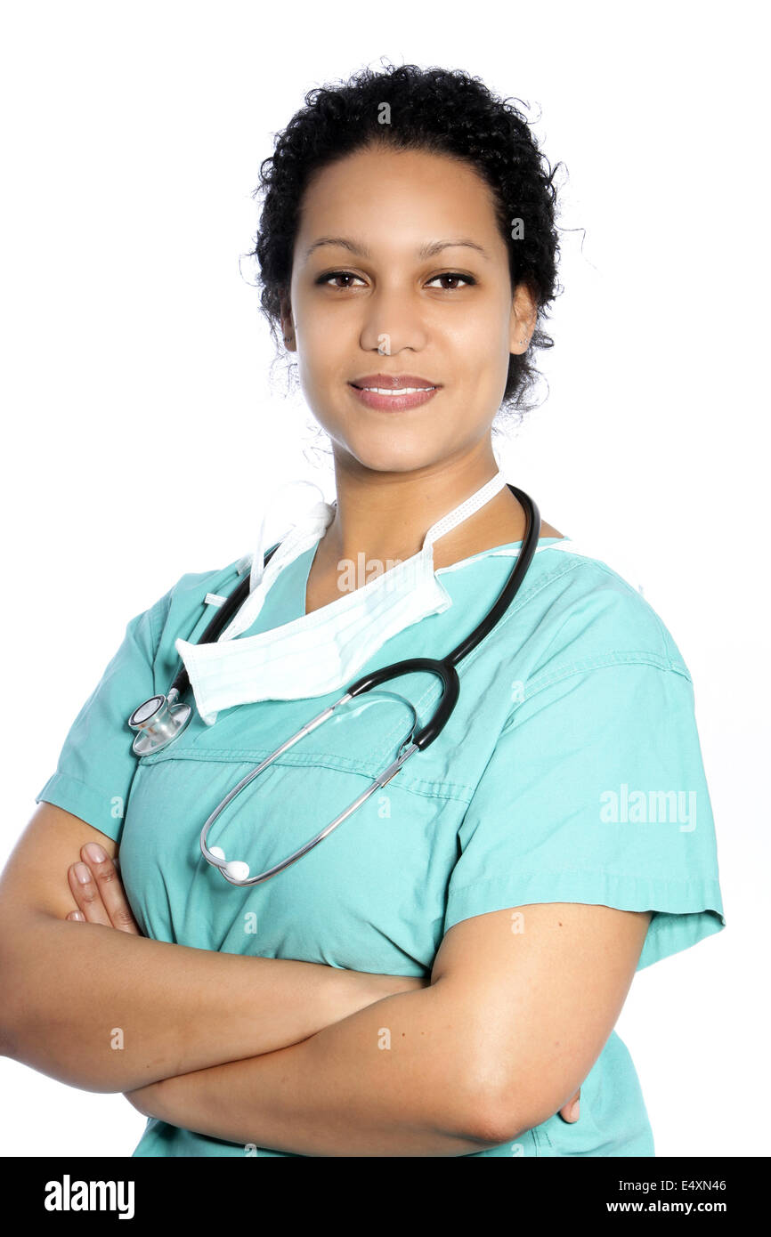 Female African American doctor Stock Photo - Alamy