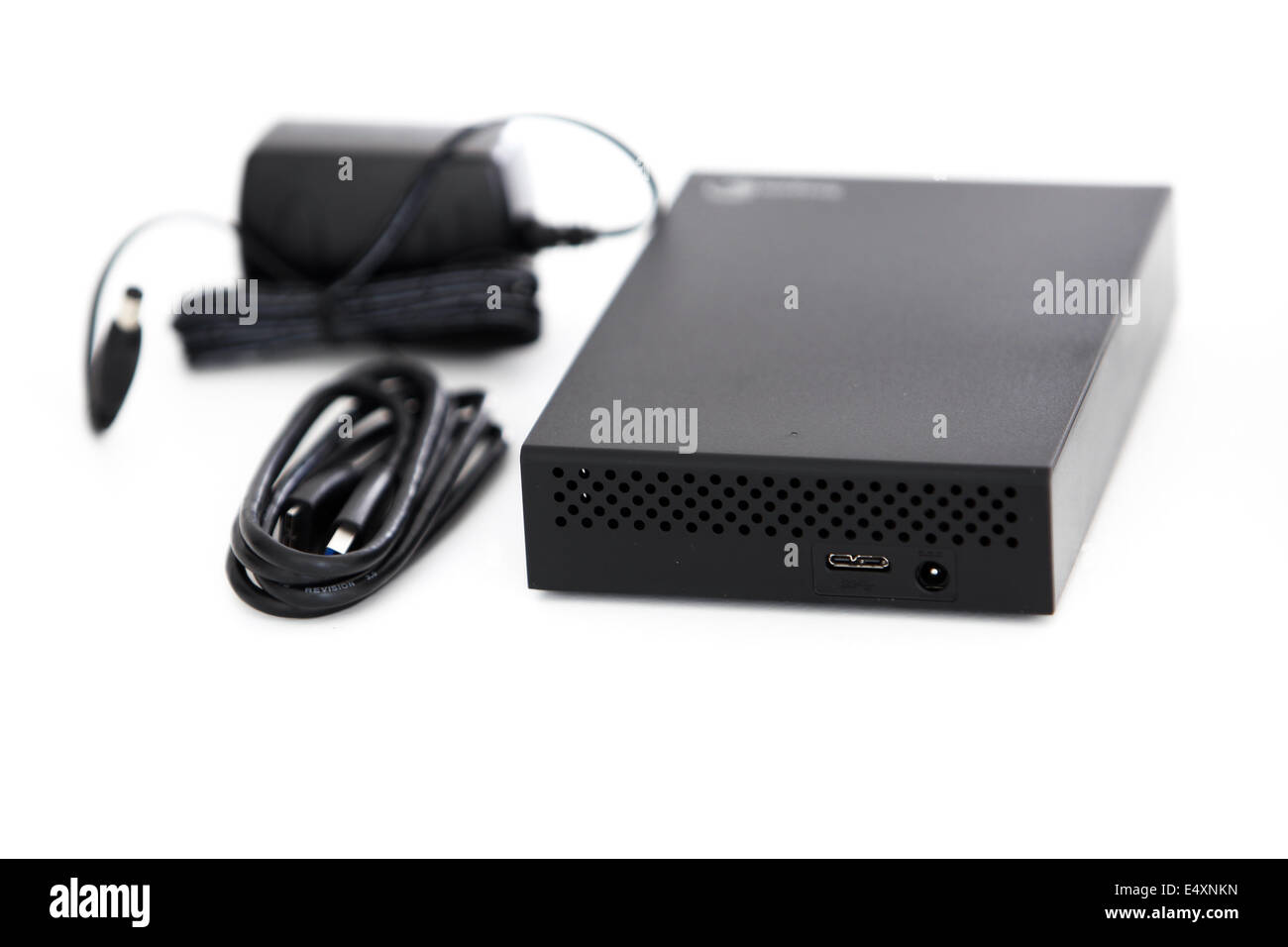 External Hard Disk and USB cable Stock Photo - Alamy