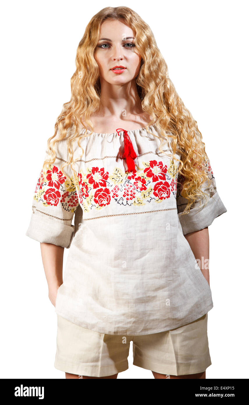 Woman in traditional suit Stock Photo - Alamy