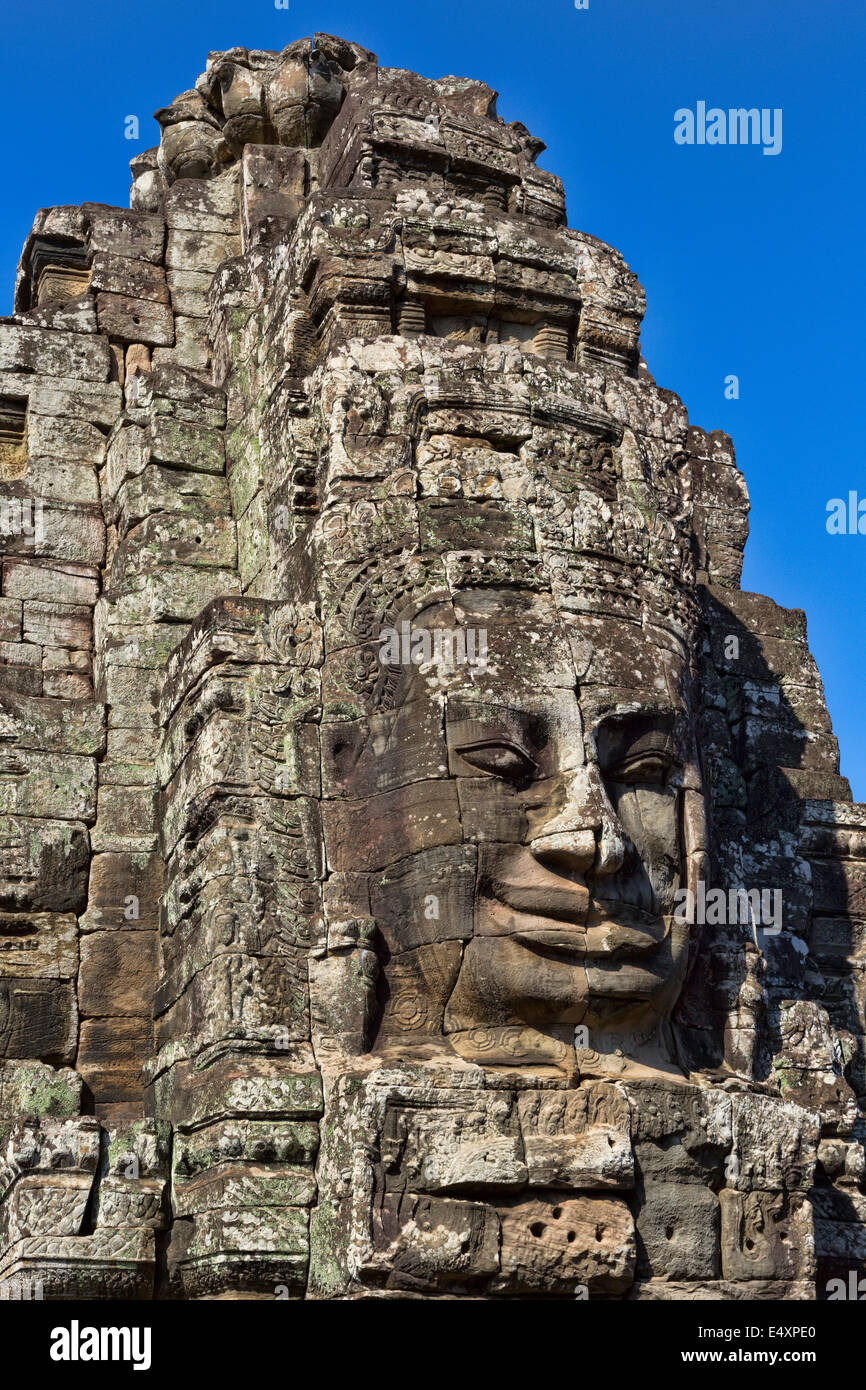 Angkor Face, Angkor Thom, Cambodia Stock Photo - Alamy