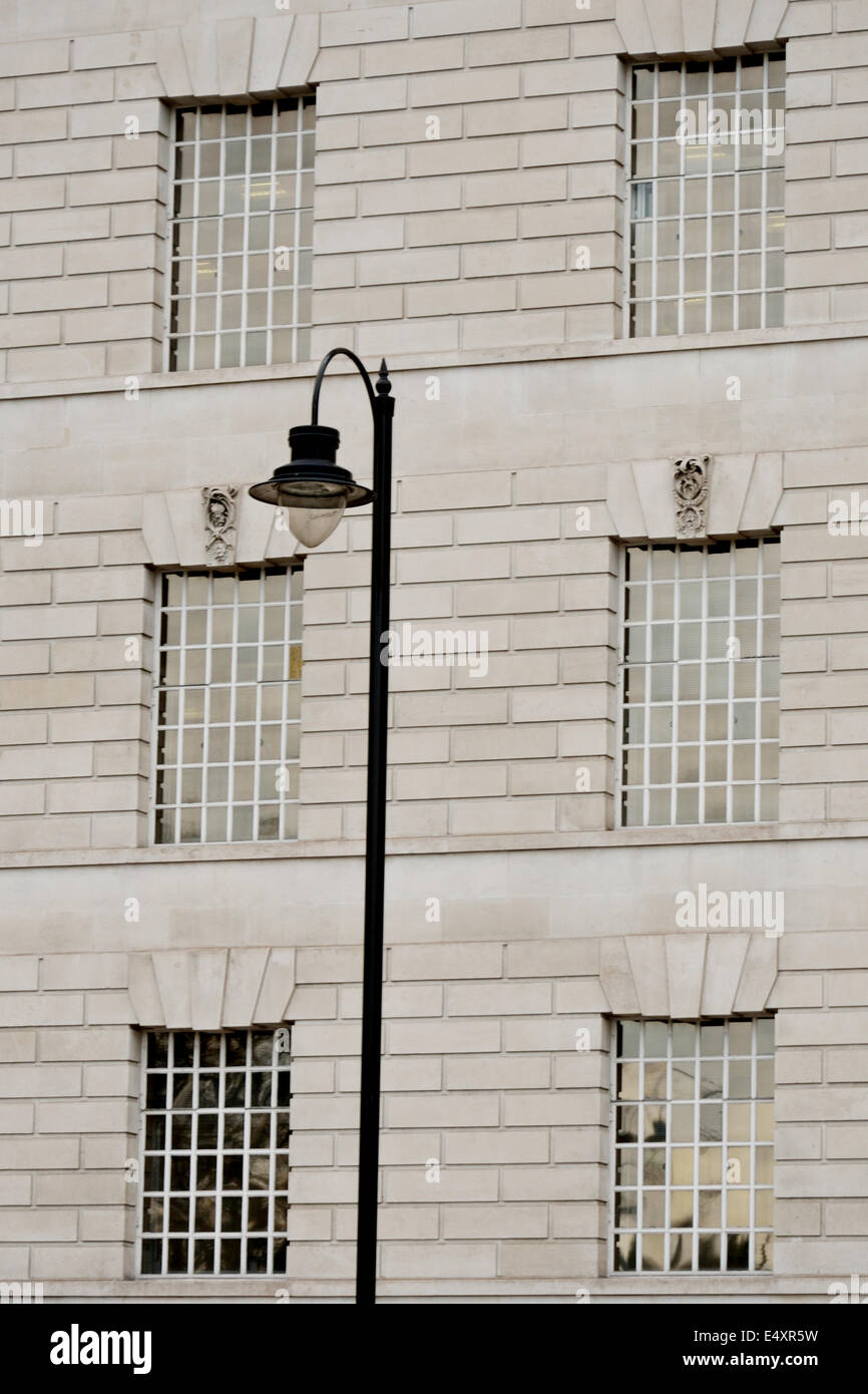 Windows and lampost Stock Photo - Alamy