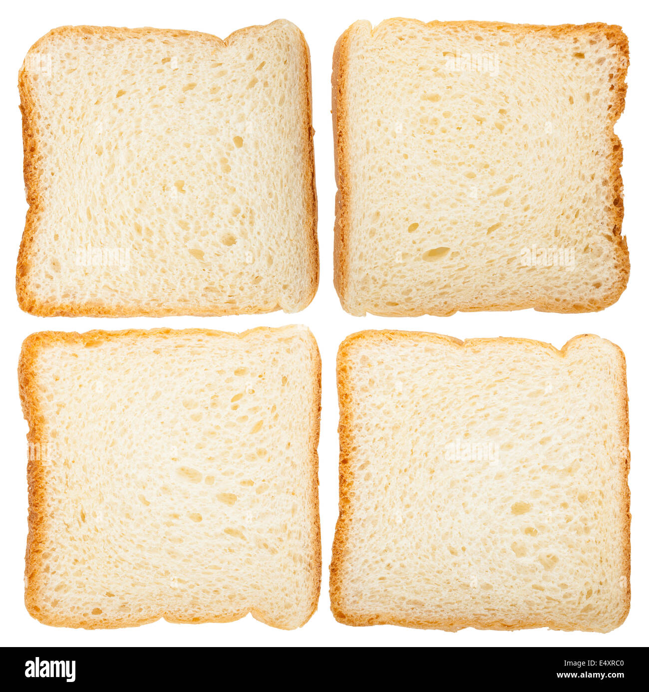 Collection of slices of bread Stock Photo - Alamy