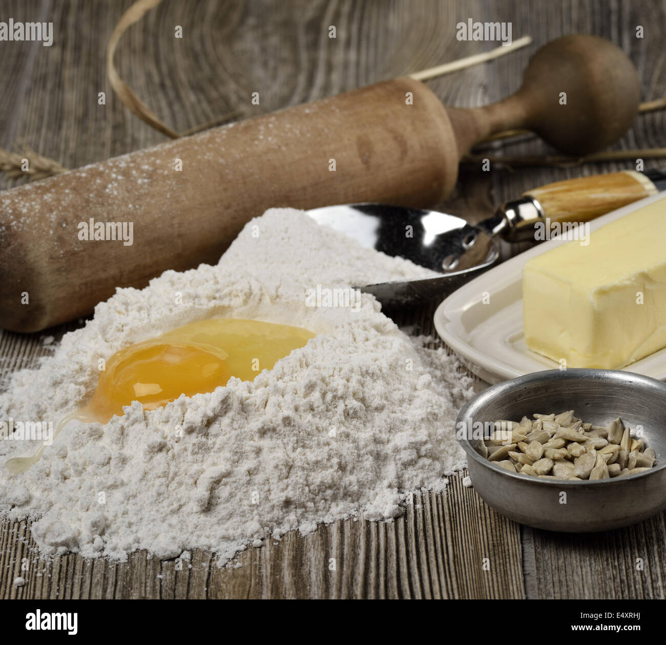 Food ingredients homemade baking hi-res stock photography and images ...