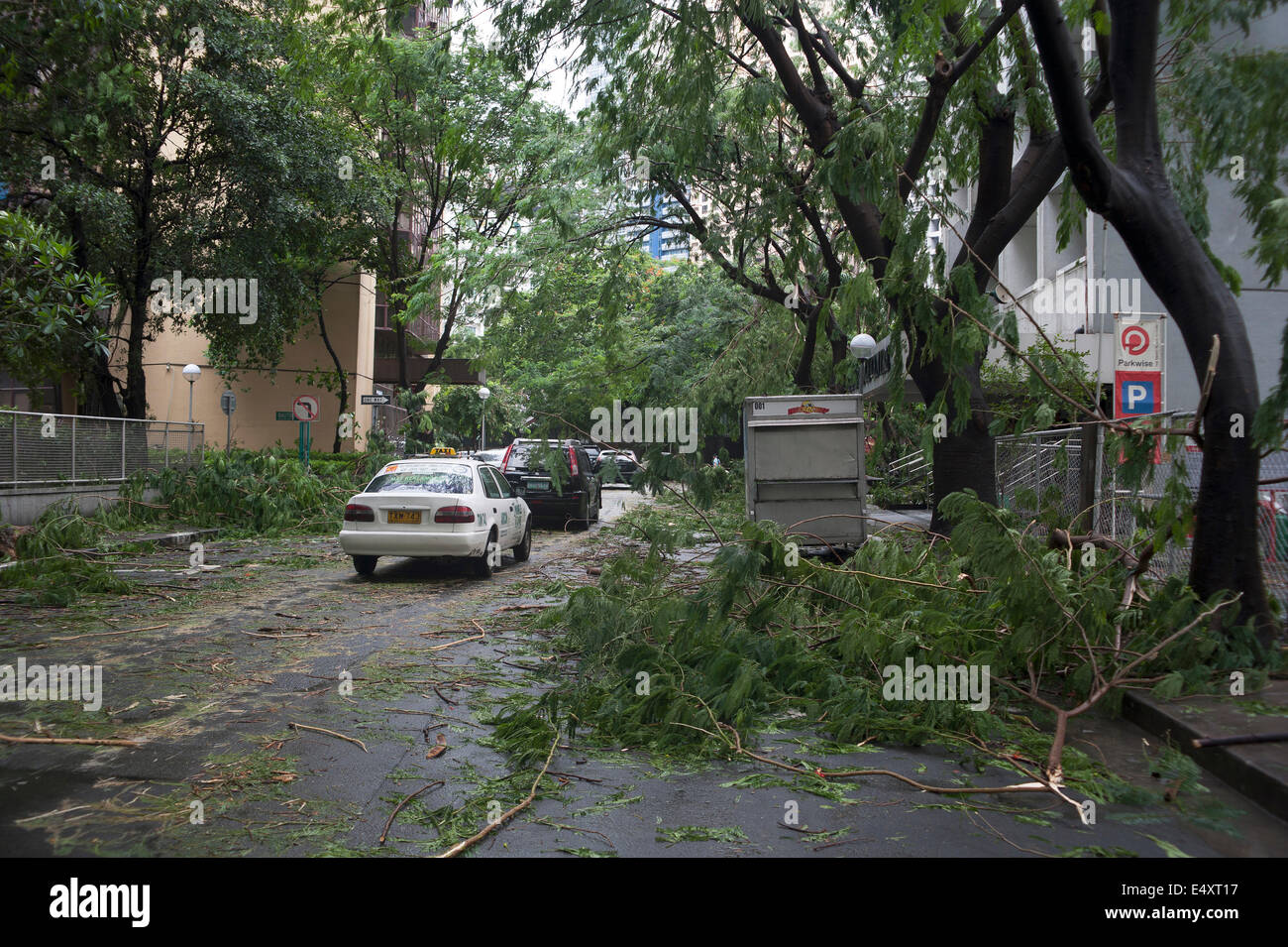 Manila, Philippines. 16th July, 2014. Typhoon Rammasun (local name ...