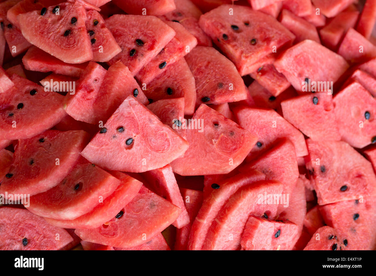 fresh slices of ripe watermelon Stock Photo - Alamy