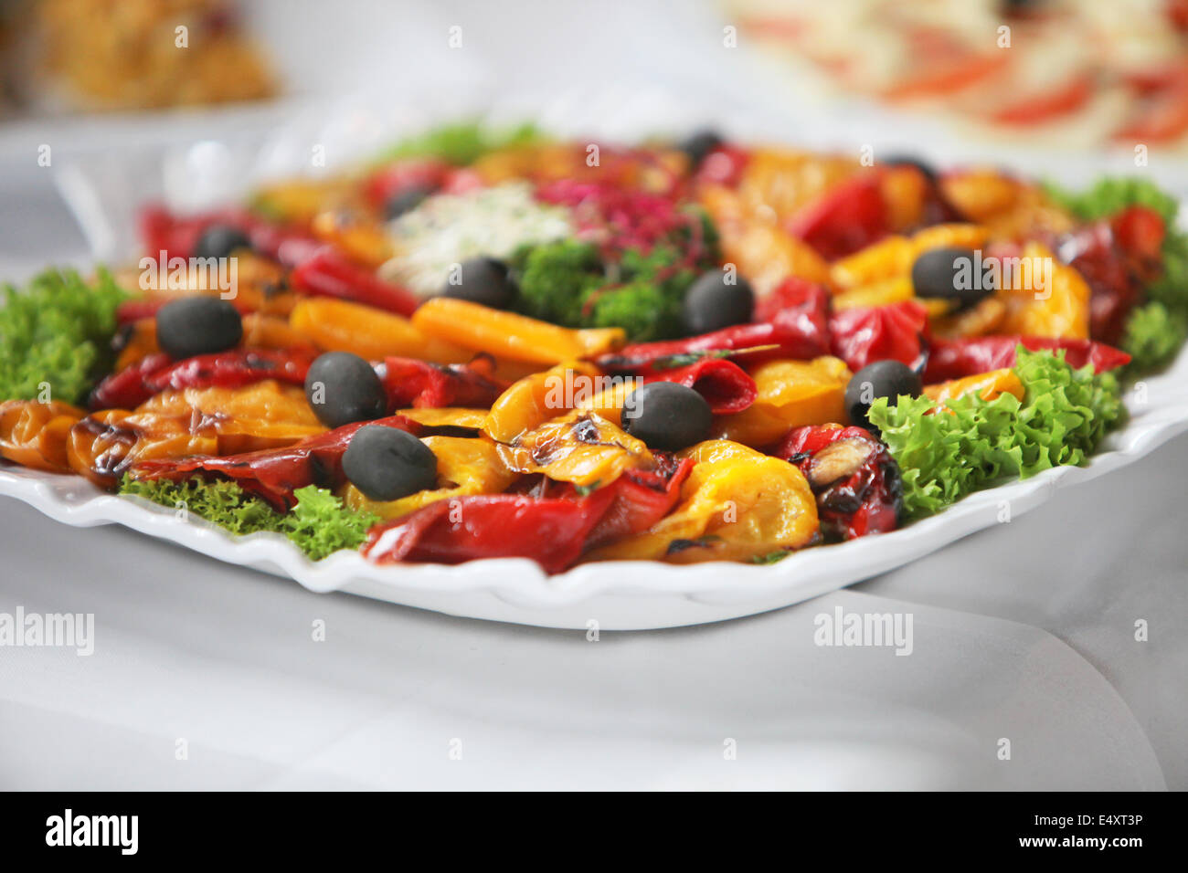 Colourful dinner hi-res stock photography and images - Alamy