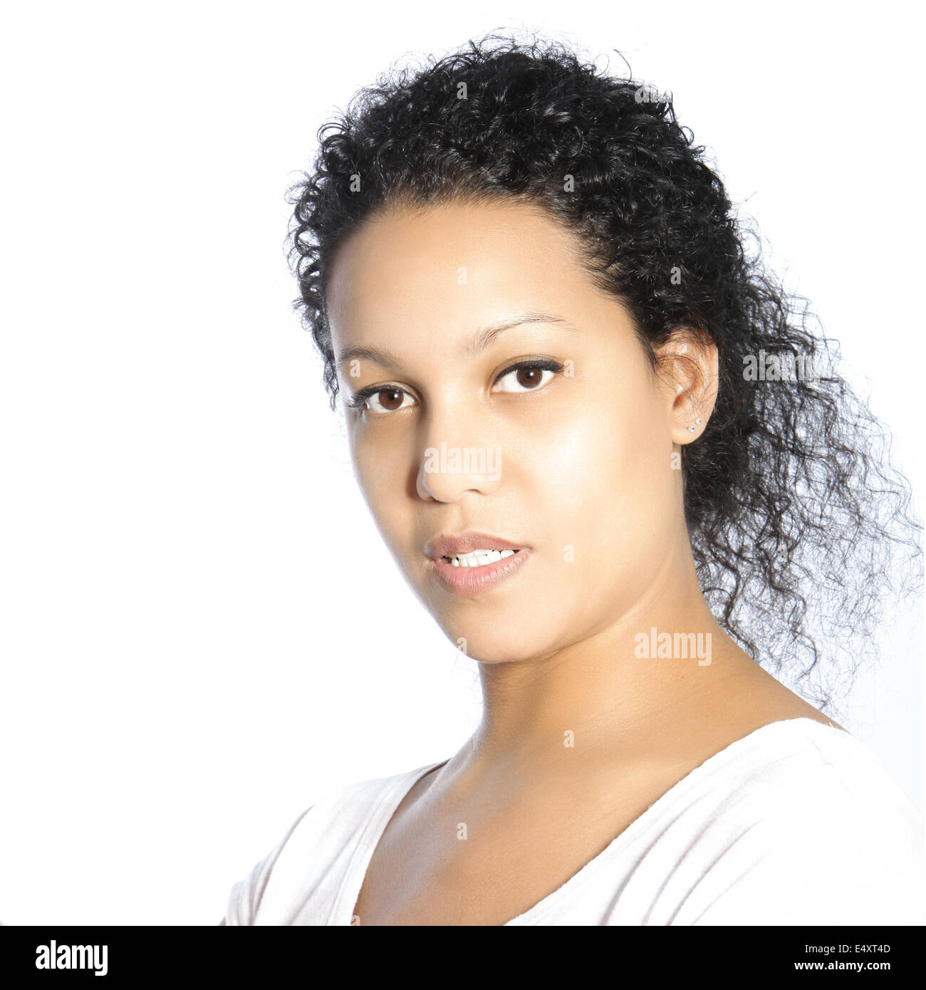 Serious young African American woman Stock Photo - Alamy Serious young African American woman Stock Photo - Alamy