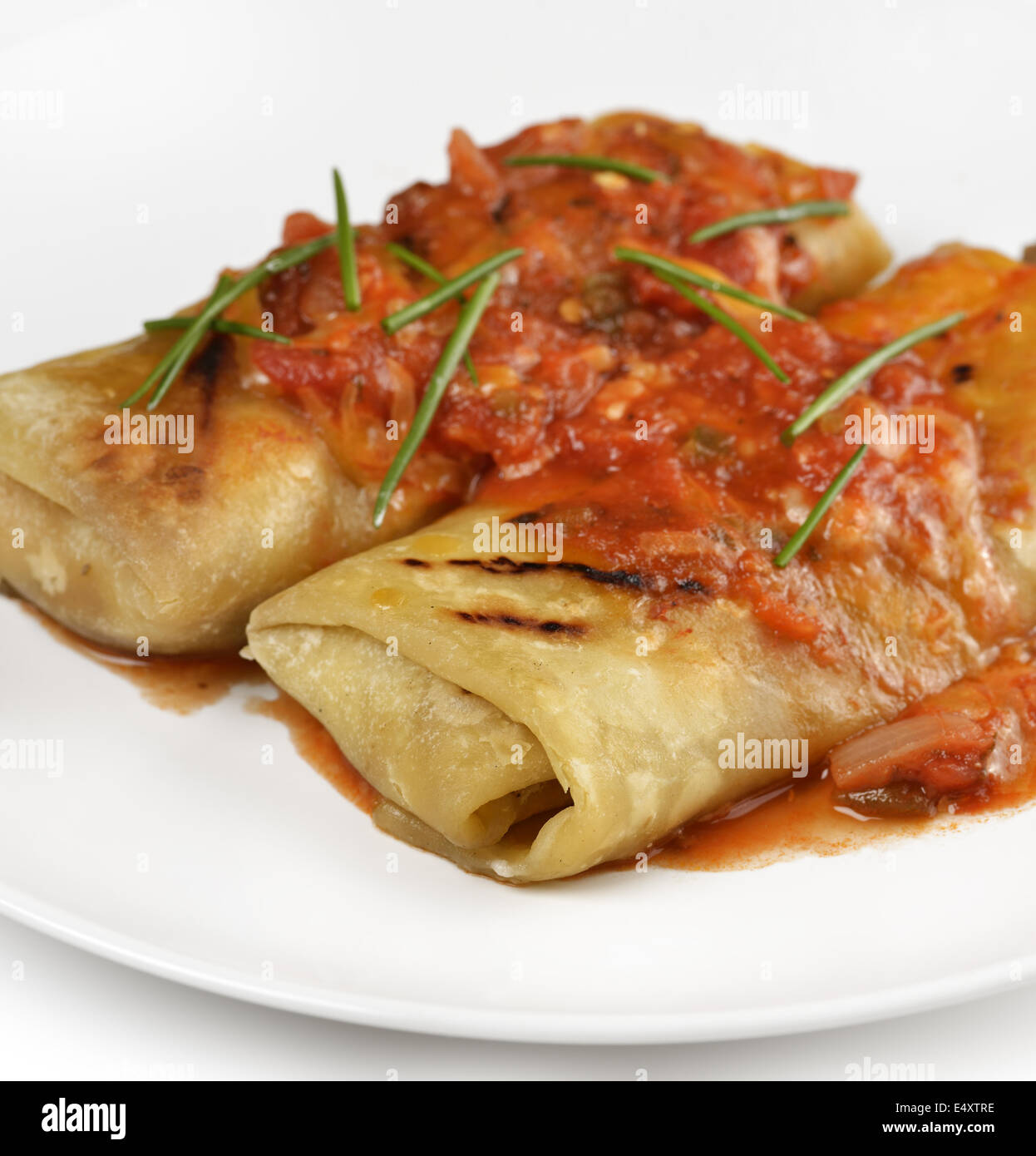 Mexican chimichanga hi-res stock photography and images - Alamy