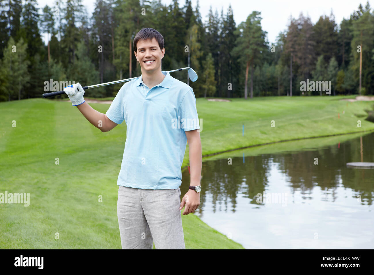 Player golf hi-res stock photography and images - Alamy