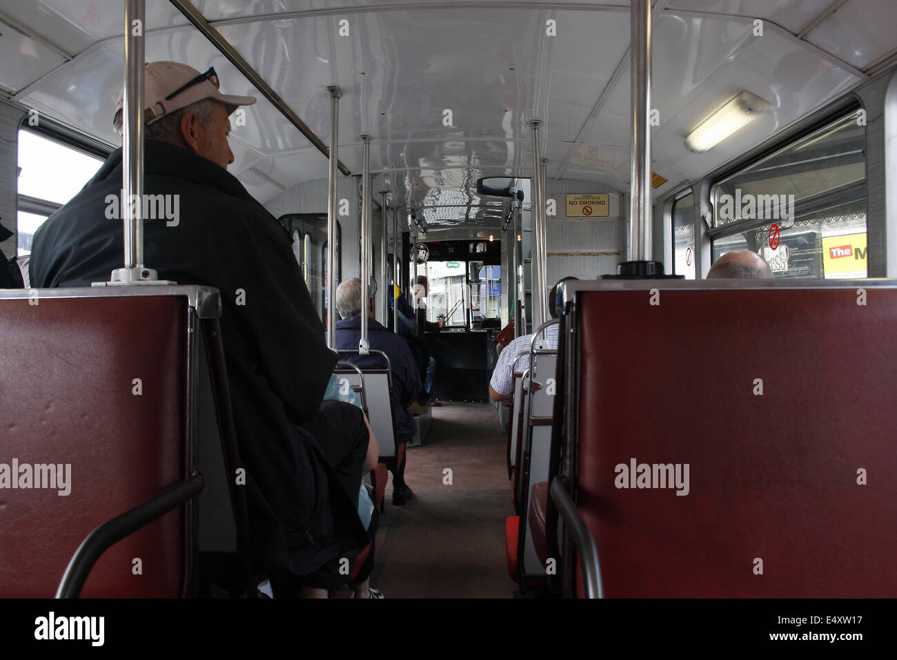 interior of bus at Harrogate Bus Station, Station Parade, Harrogate ...