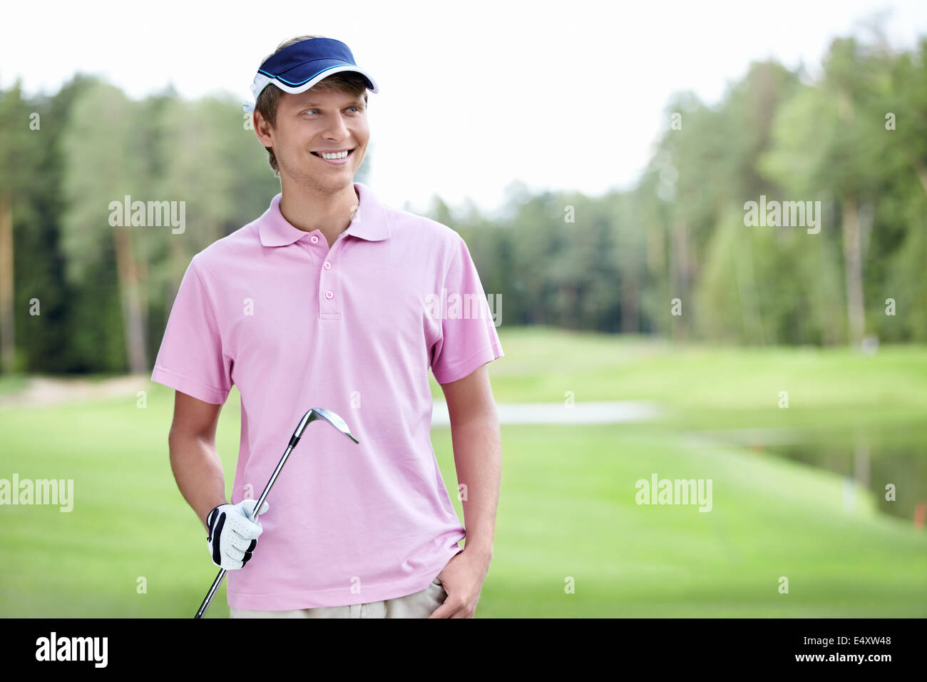 Golf smiling hi-res stock photography and images - Alamy