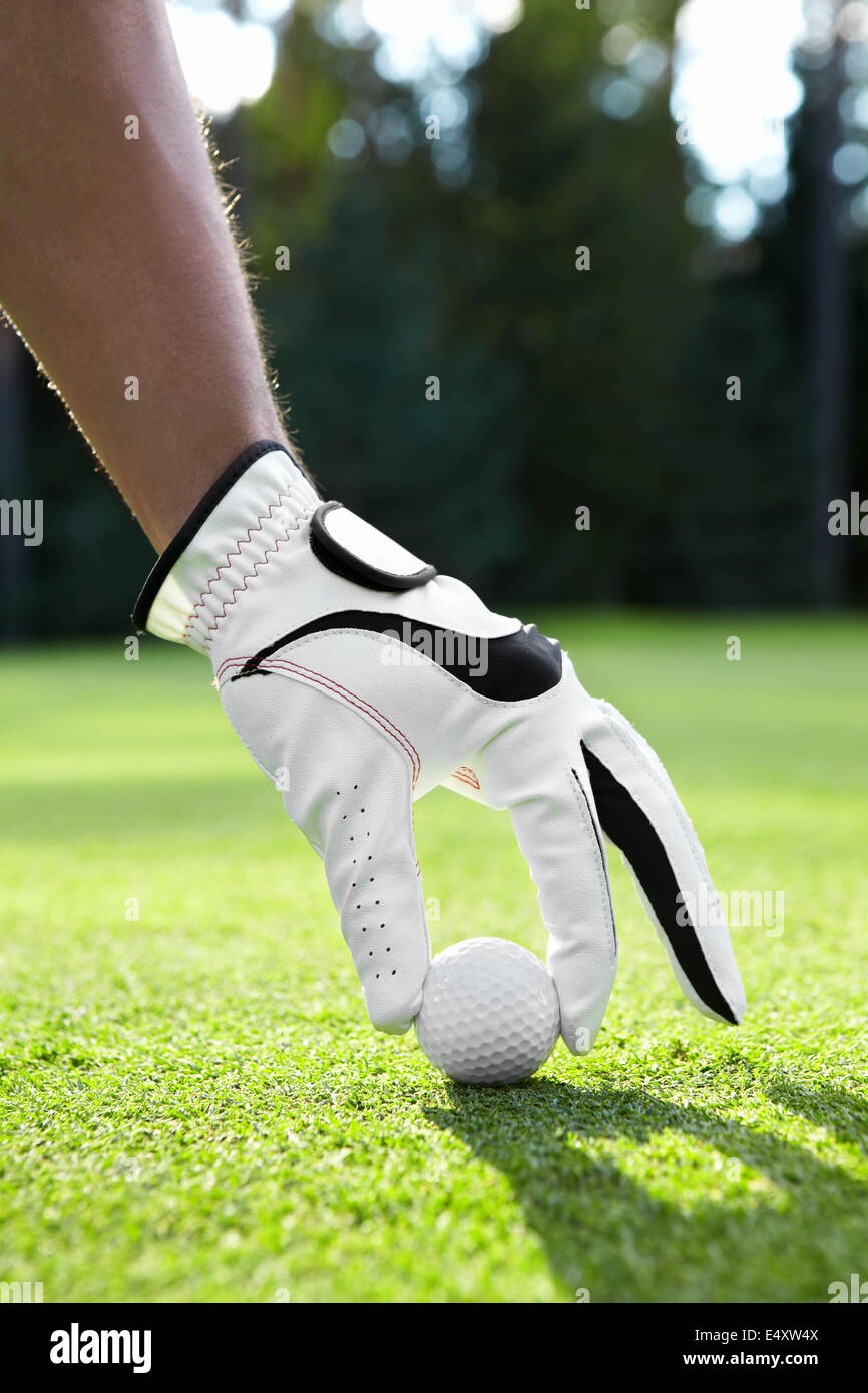 Golfers hand hi-res stock photography and images - Alamy