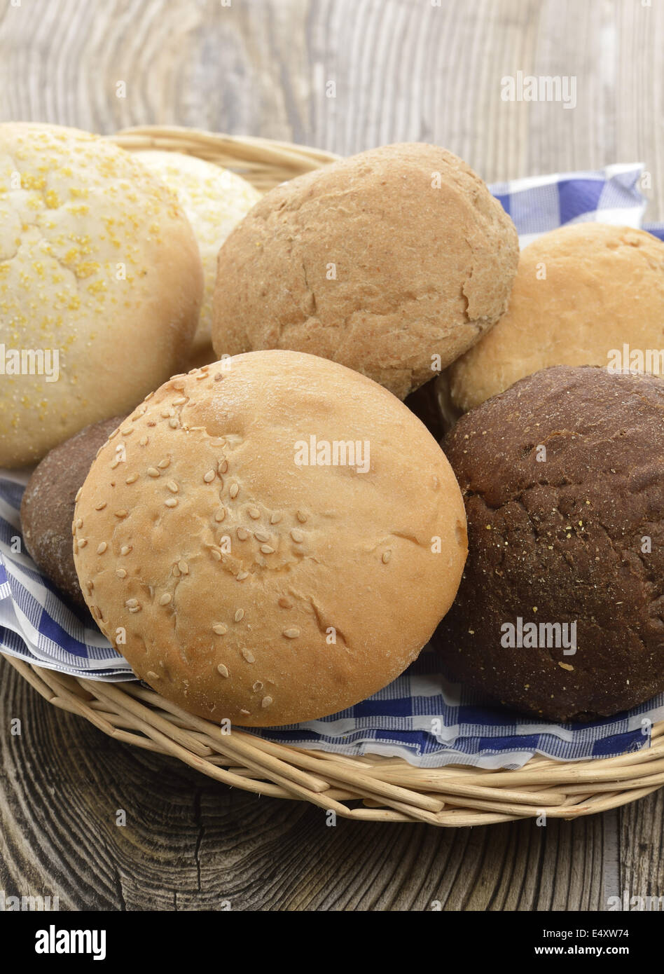 Bread Buns Assortment Stock Photo - Alamy
