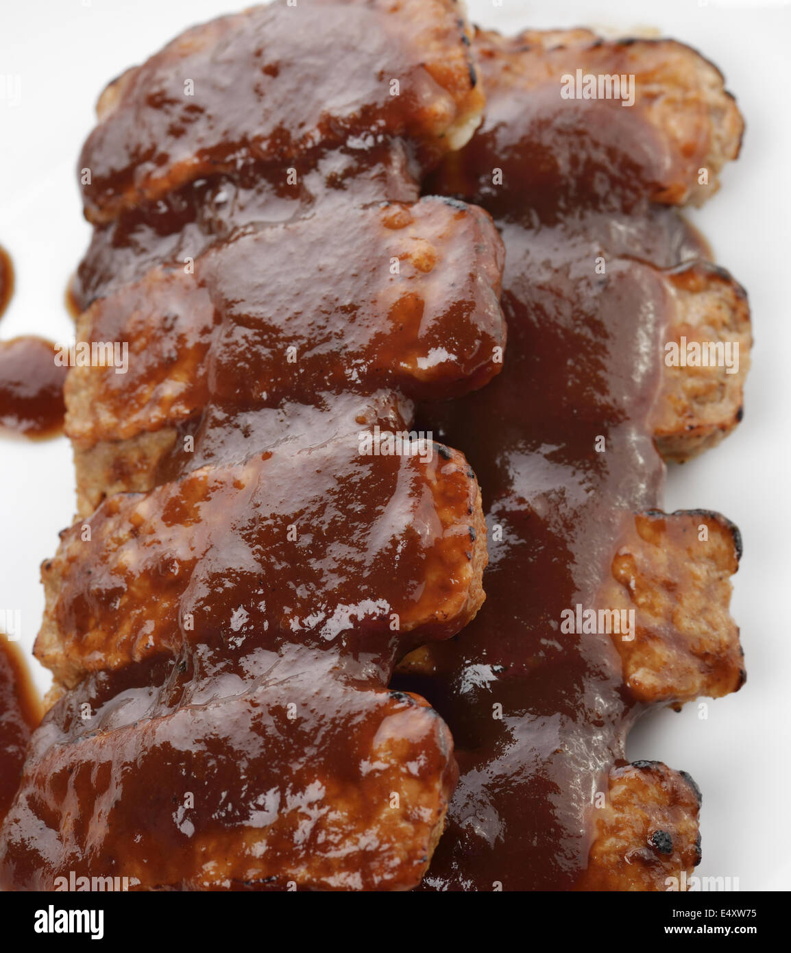 Barbecue Pork Ribs Stock Photo - Alamy
