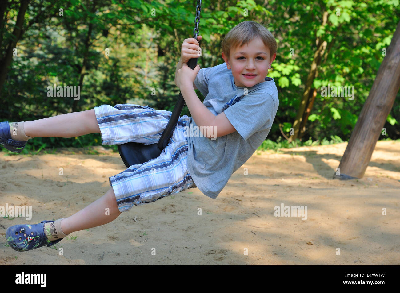 On the playground Stock Photo - Alamy