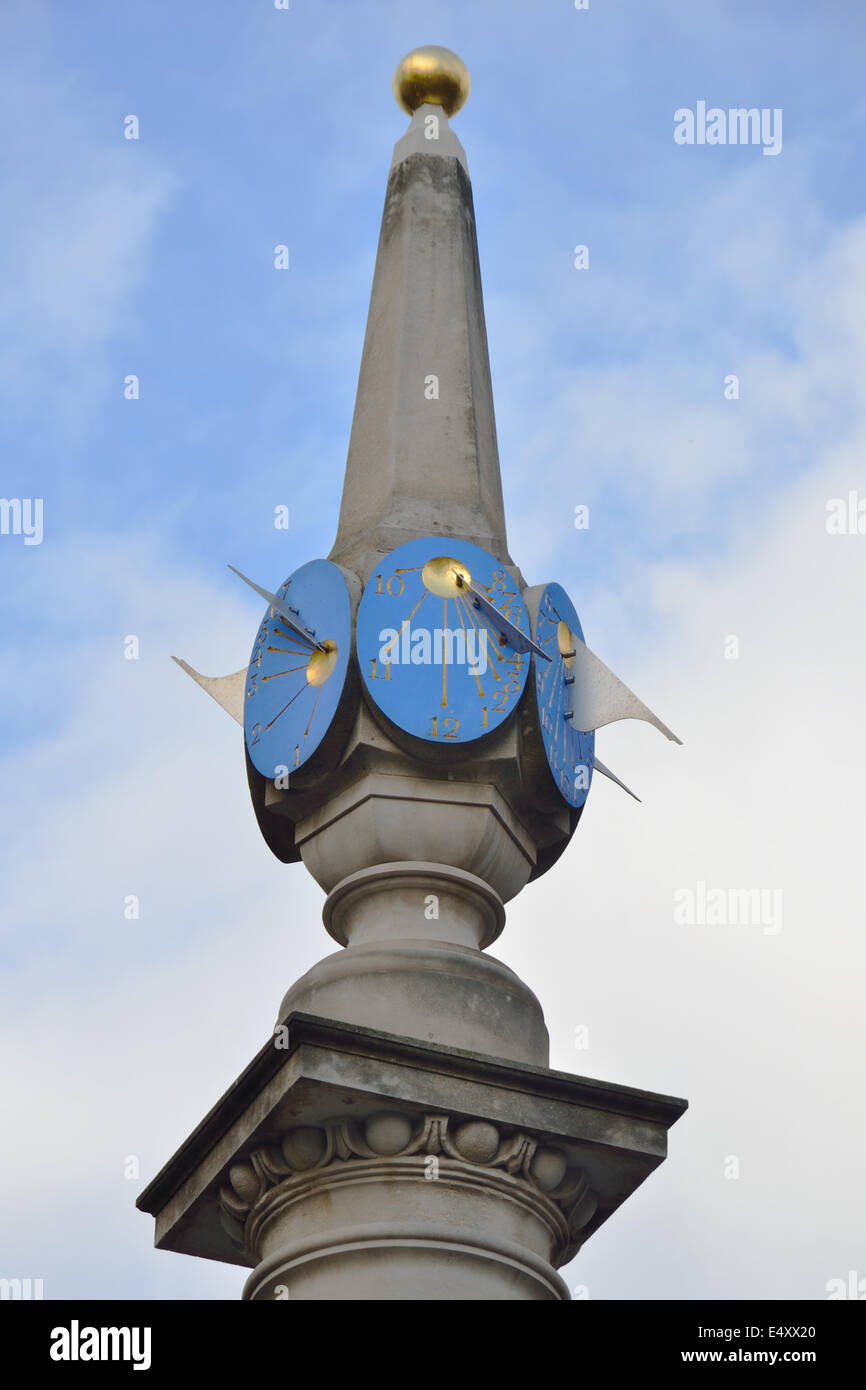 Seven dials landmark Stock Photo - Alamy