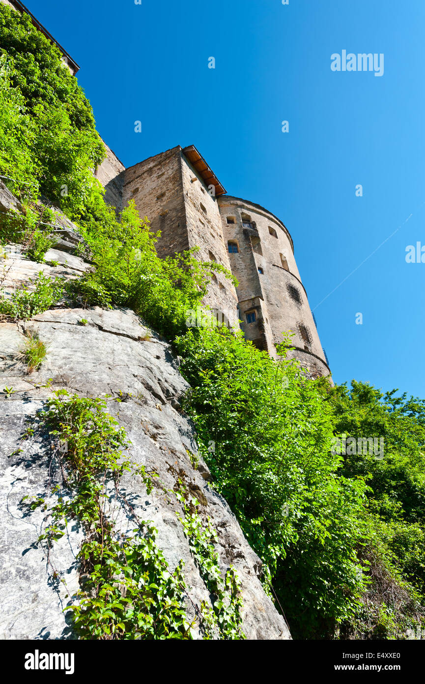 Hill fort on the rock hi-res stock photography and images - Alamy