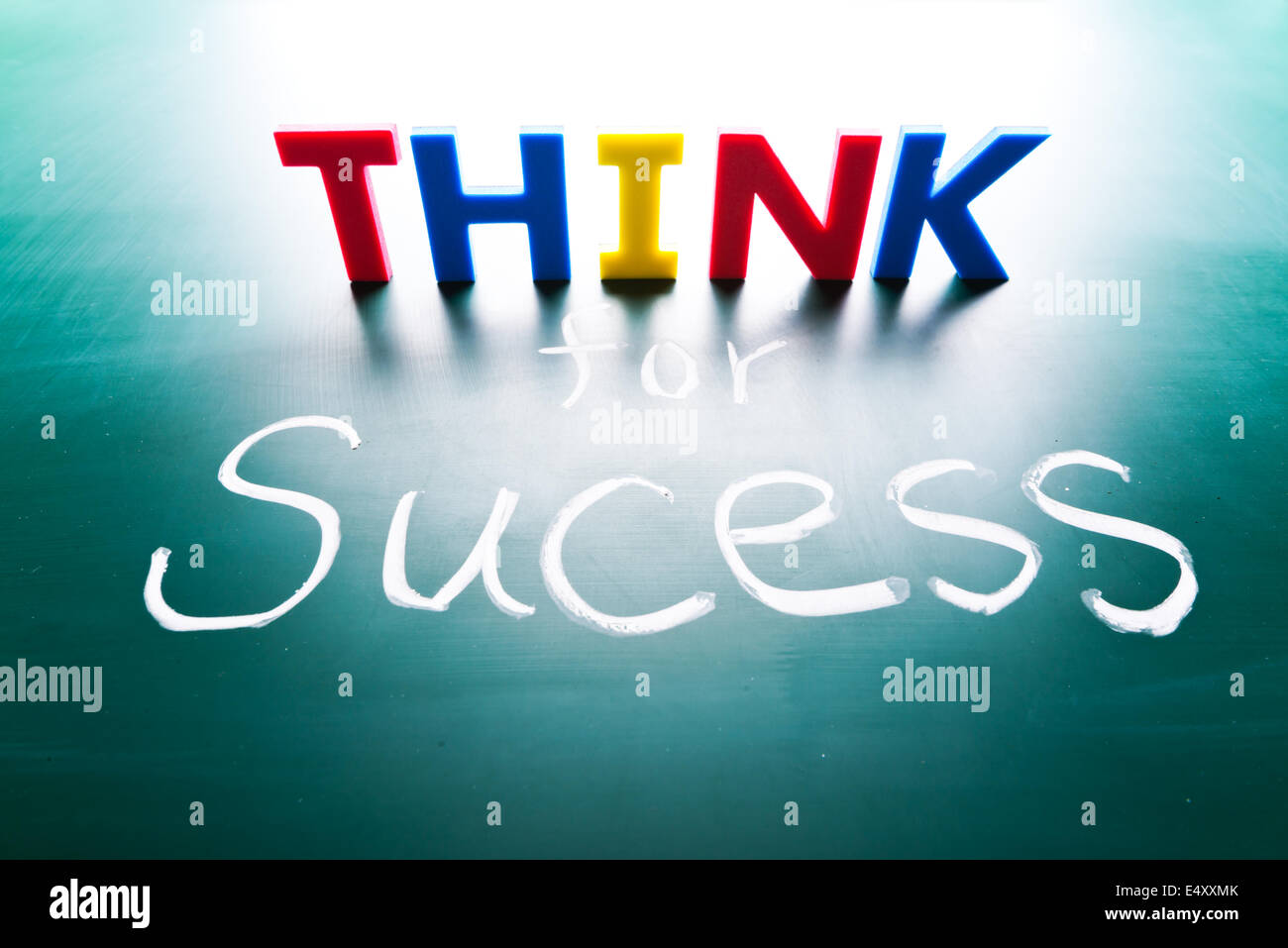 Think for success concept Stock Photo - Alamy
