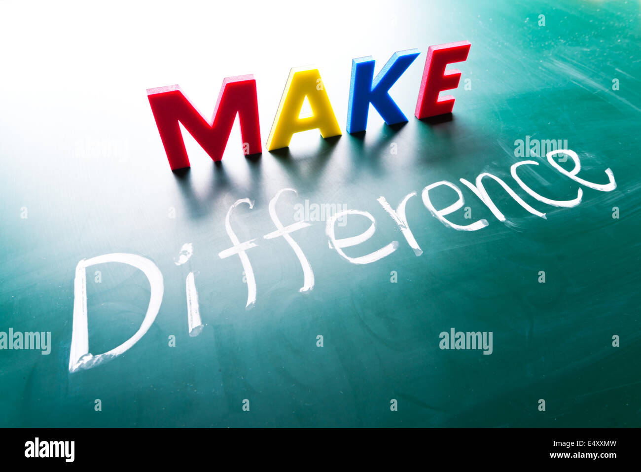 Make difference concept Stock Photo - Alamy