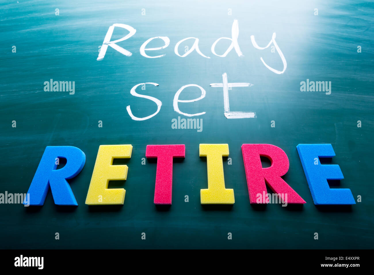 Ready, set, retire Stock Photo - Alamy