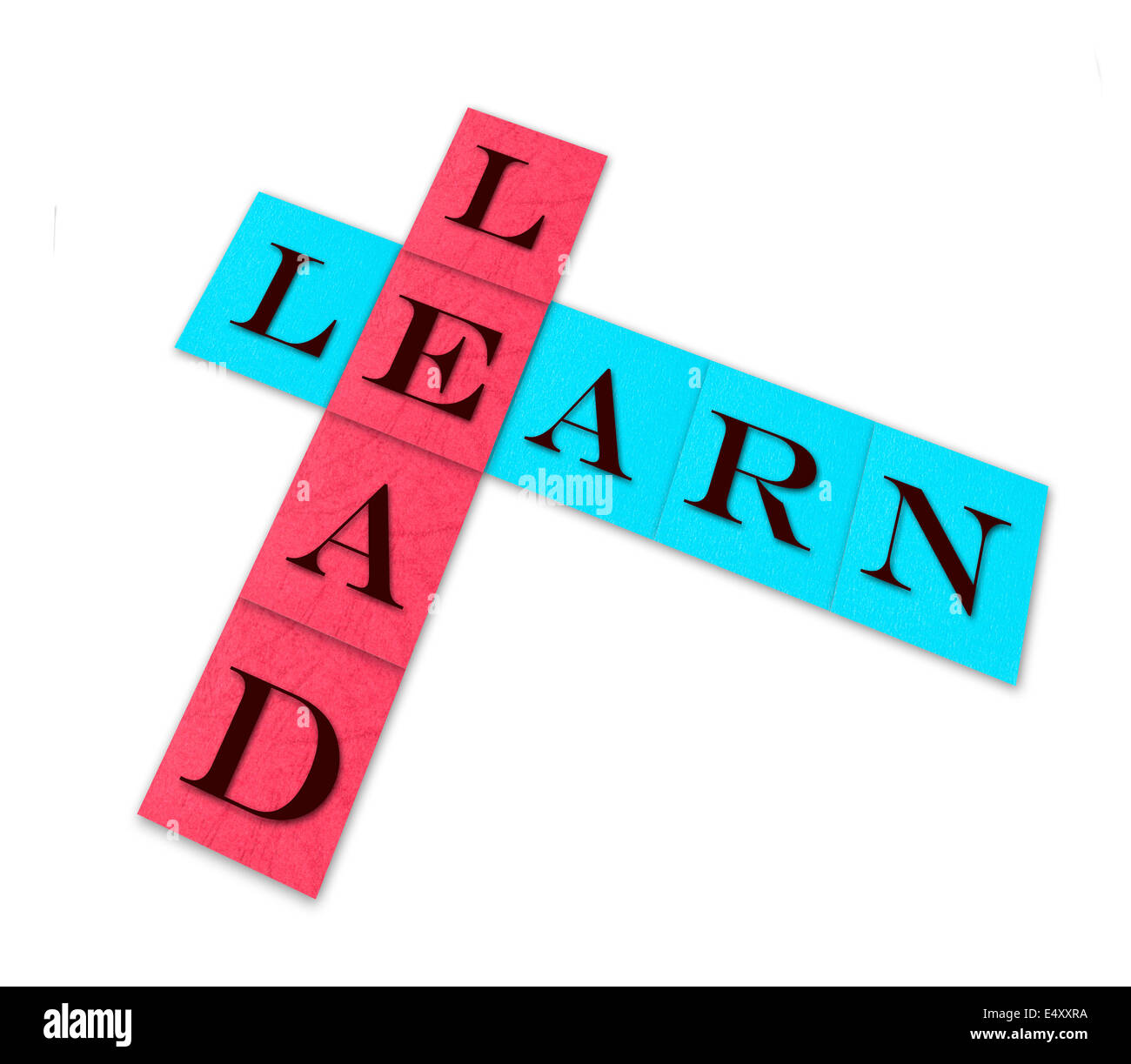 lead and learn Stock Photo - Alamy