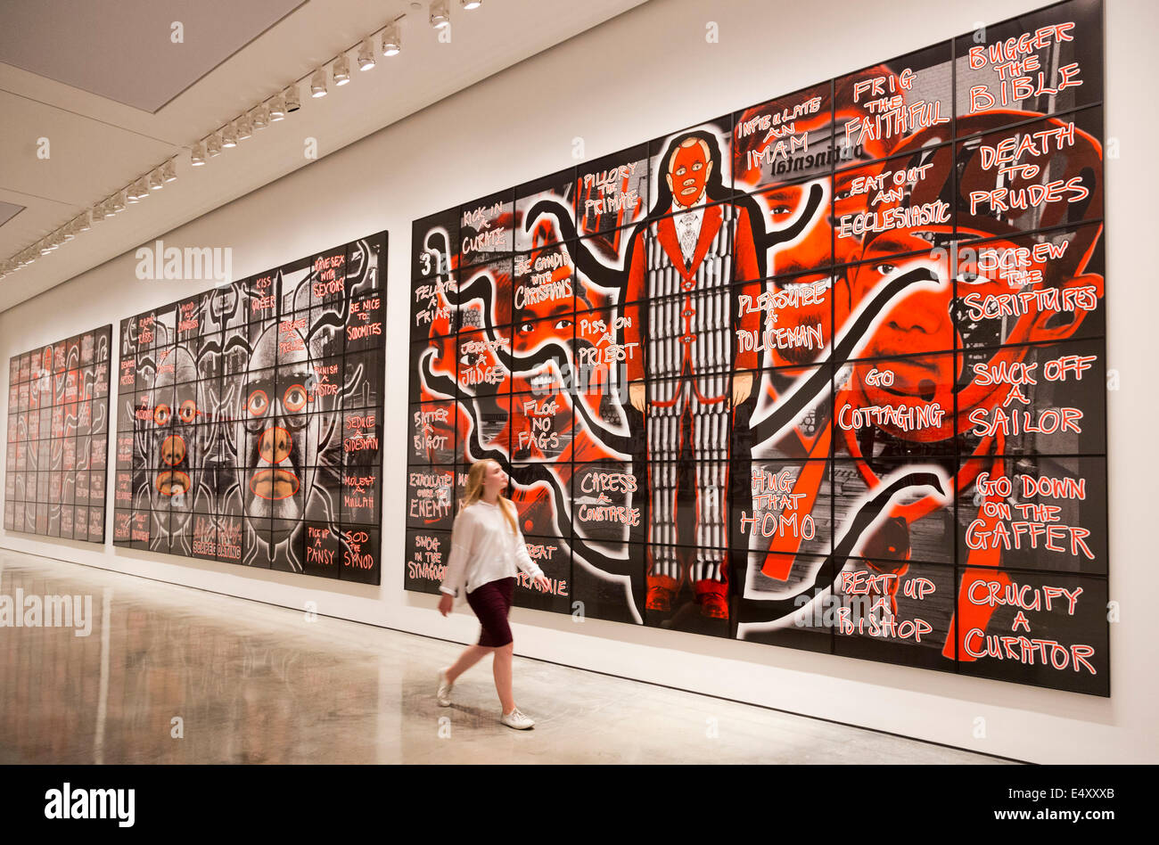 Scapegoating pictures for london exhibition hi-res stock photography ...