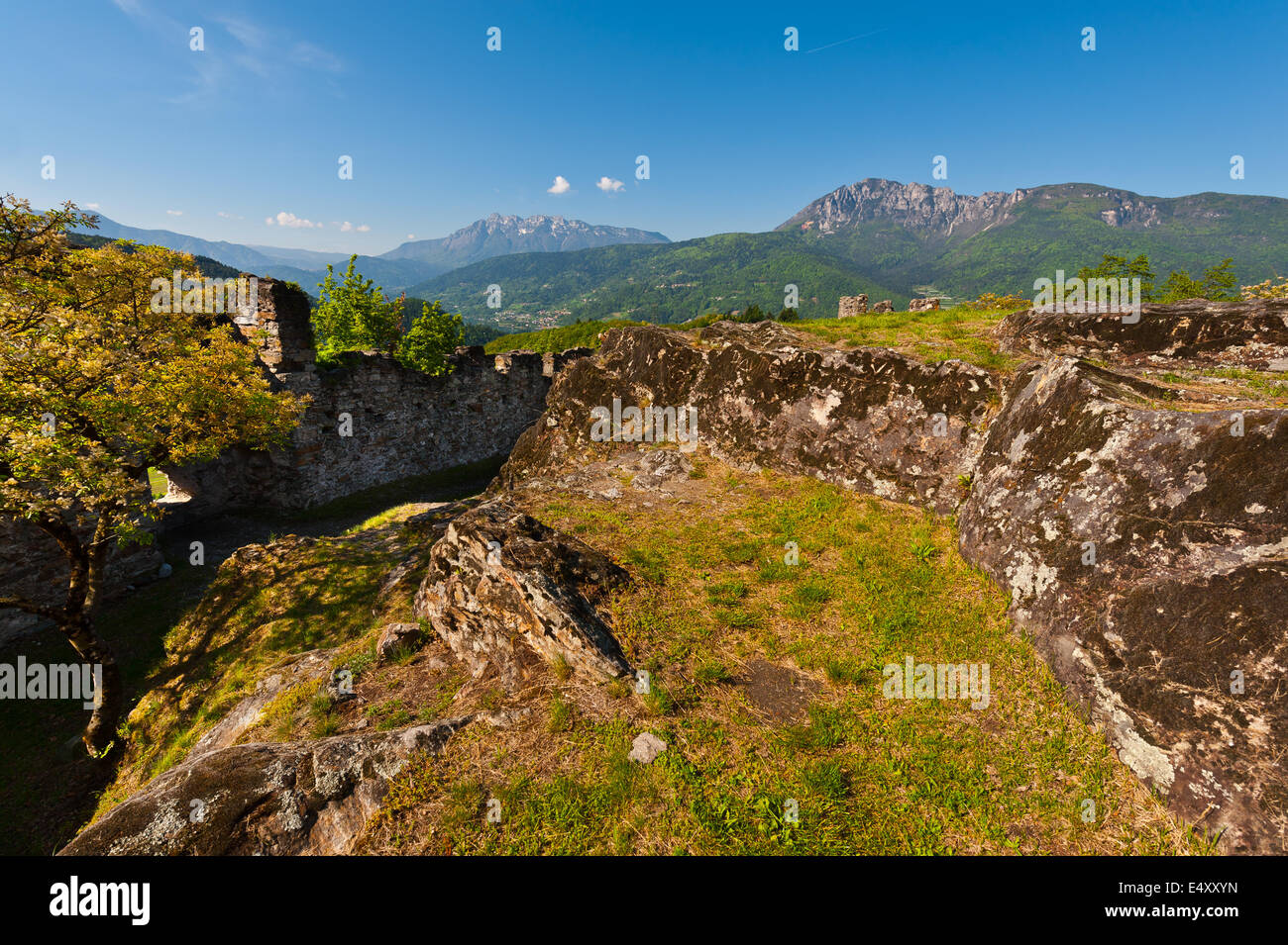 Fort on the Rock Stock Photo - Alamy