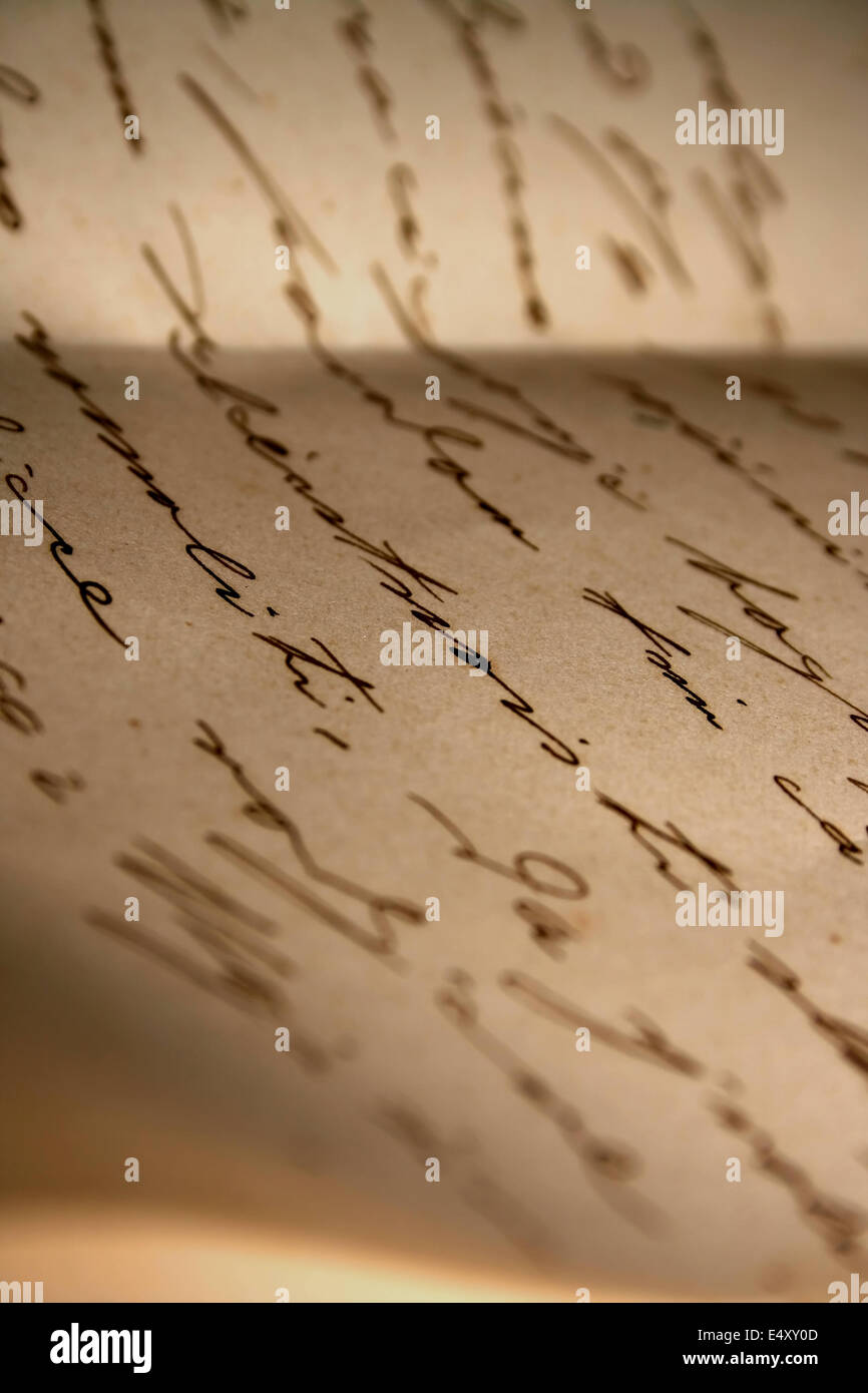 old love letter Stock Photo - Alamy