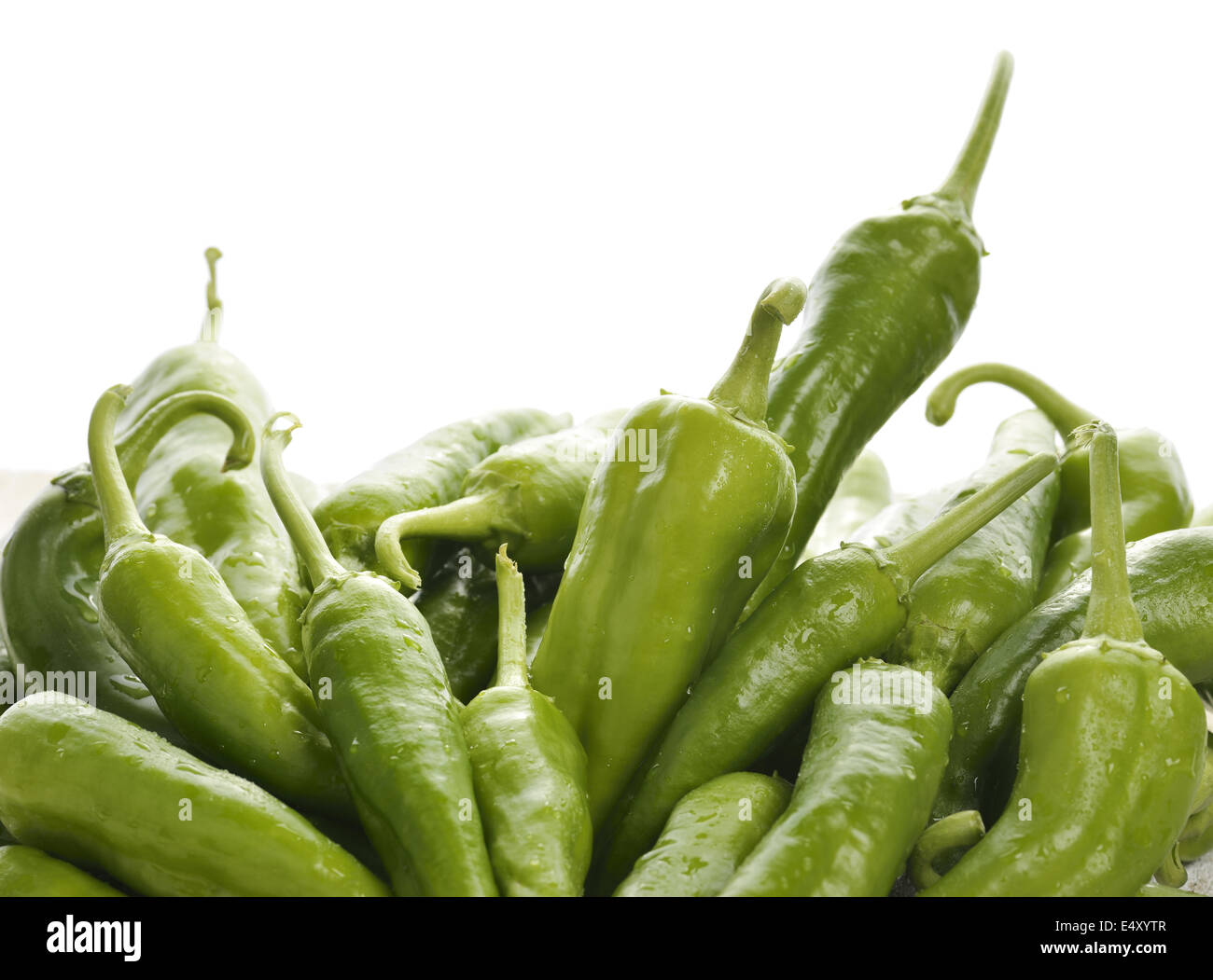 Fresh Green Bell Pepper Stock Photo - Alamy