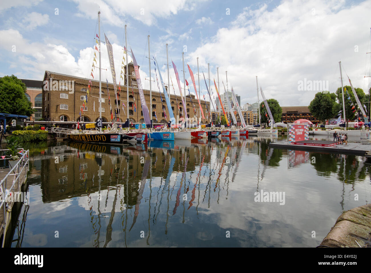 Clipper 70 Race yachts after the Race of Your Life Stock Photo - Alamy