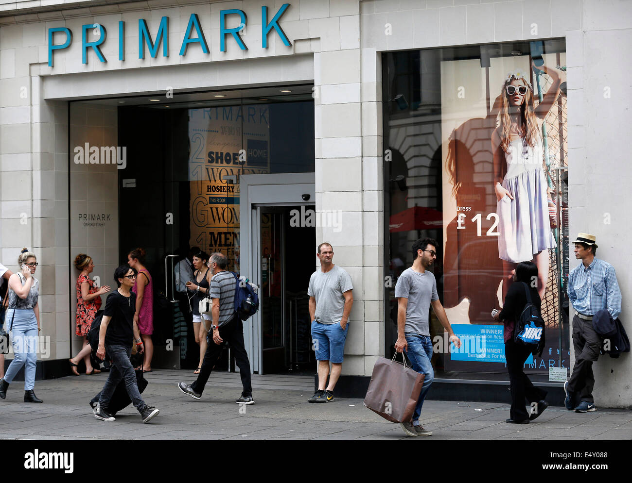 UK, London : Primark is pictured on Oxford Street in Central London on ...