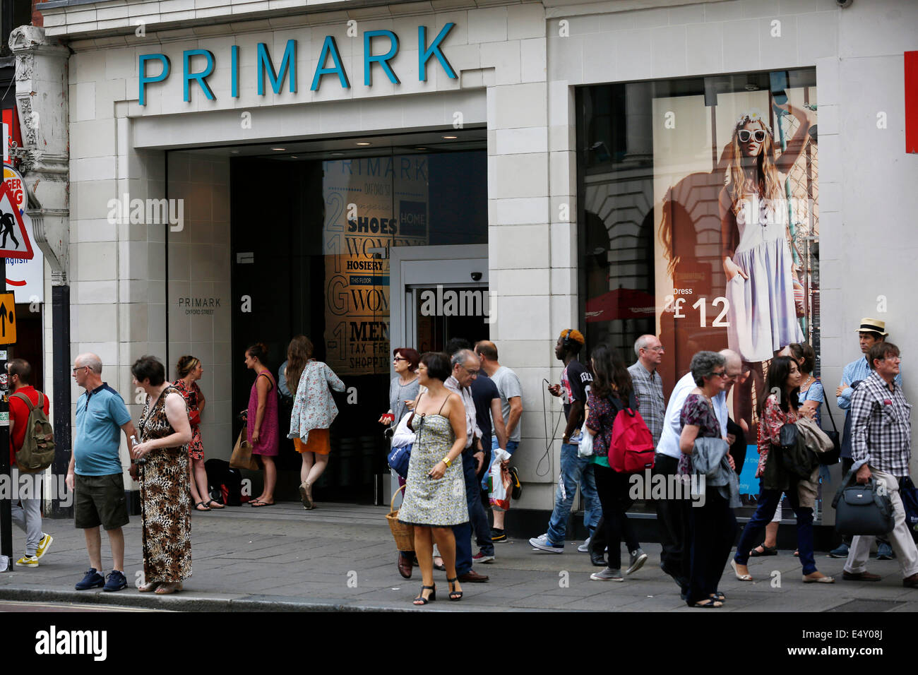 UK, London : Primark is pictured on Oxford Street in Central London on ...