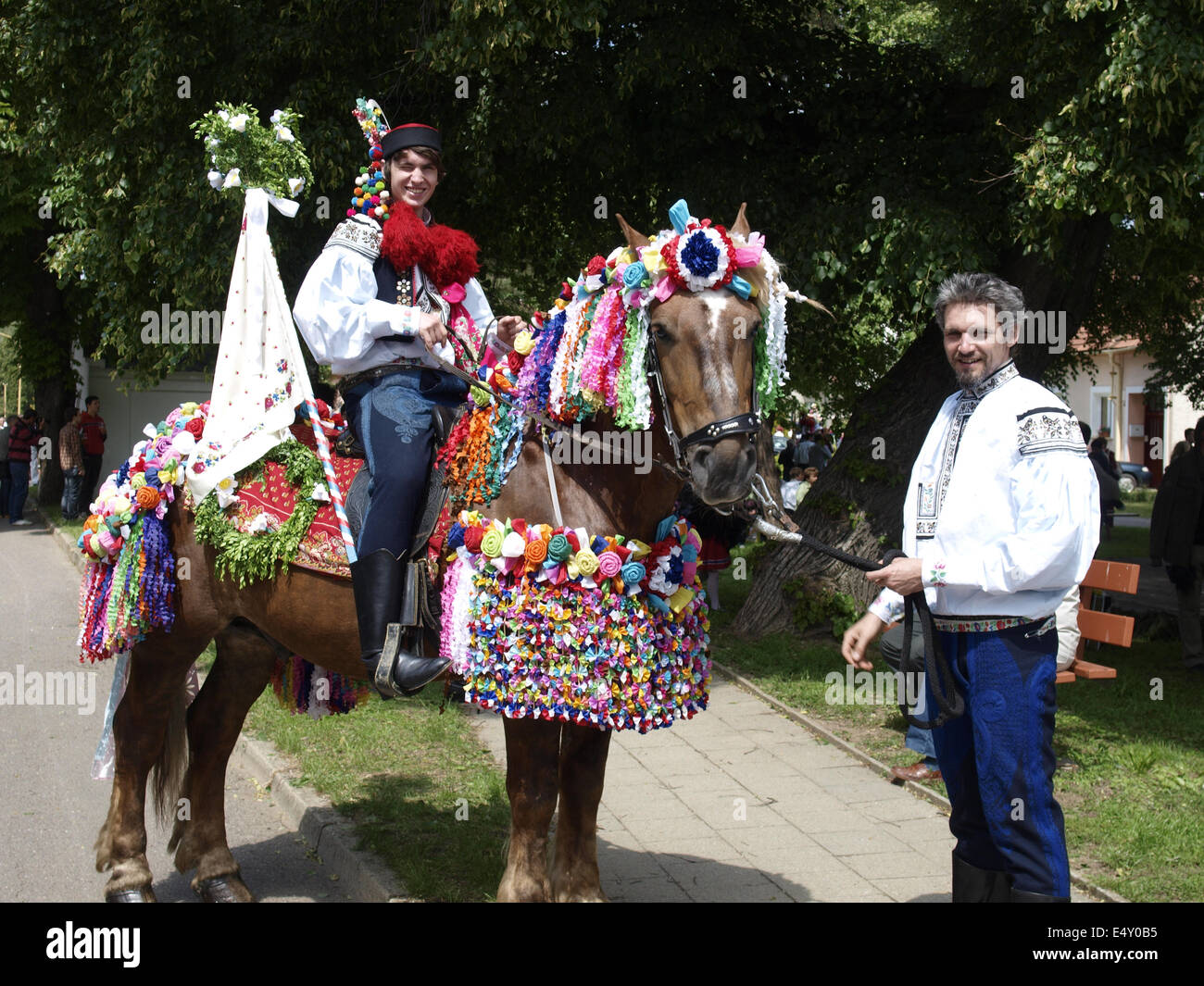 folklore festival - Ride of the Kings Stock Photo - Alamy