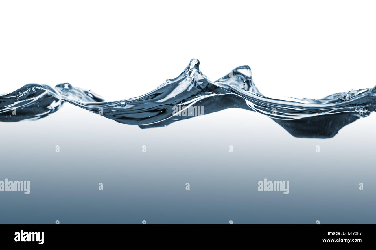Waves of blue water Stock Photo - Alamy