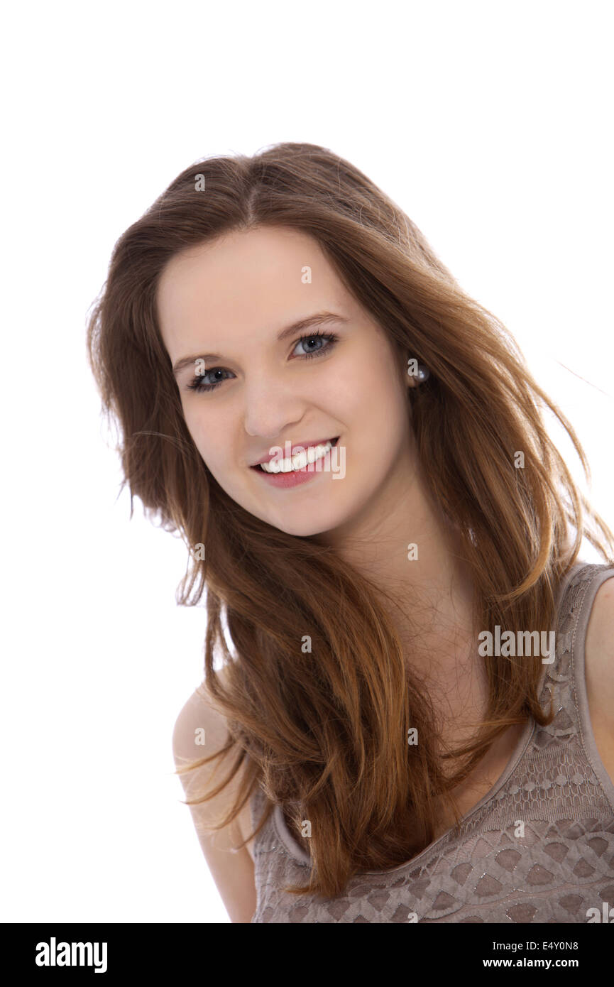Beautiful young woman single hi-res stock photography and images - Alamy